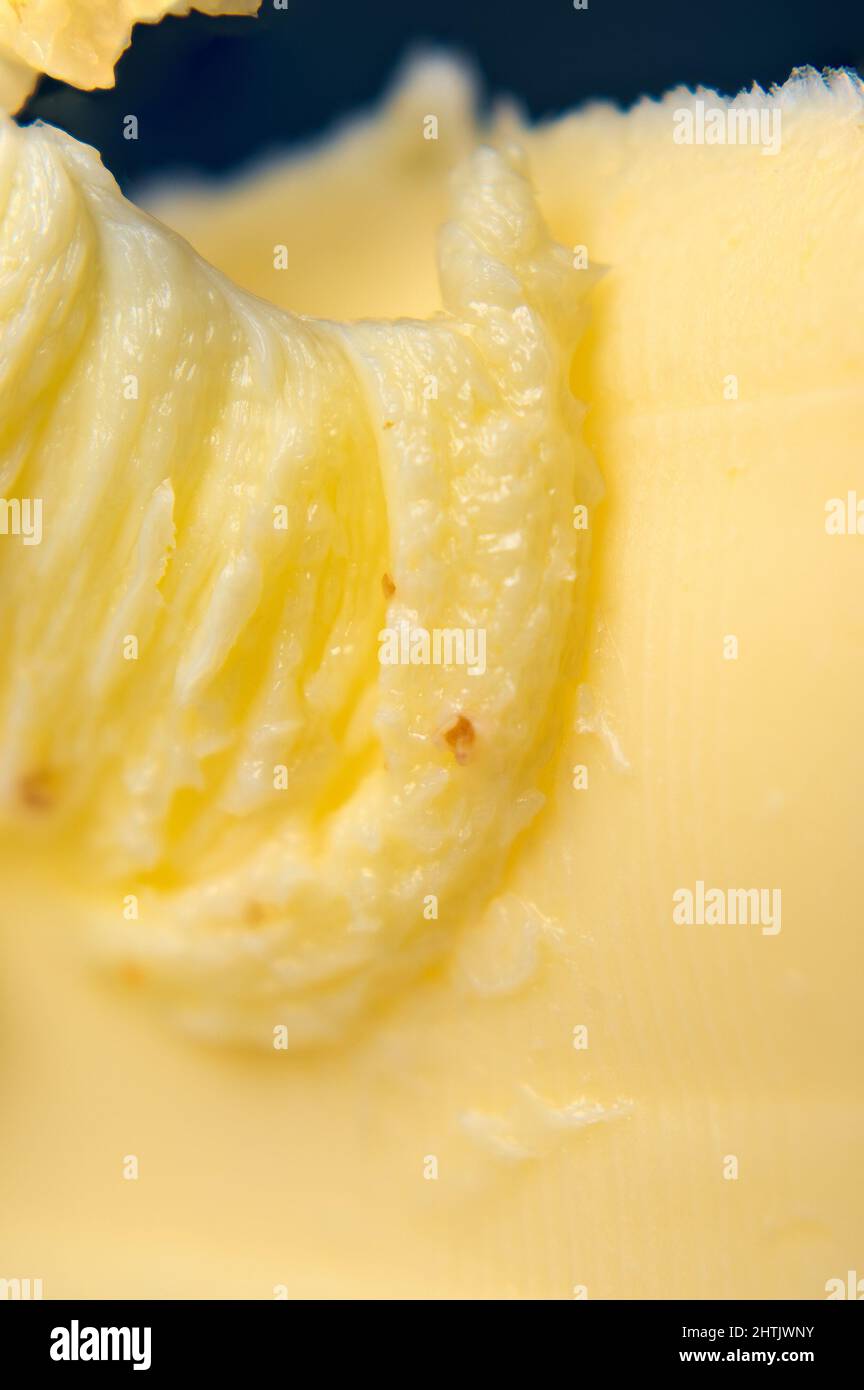 macro texture of butter. close up Stock Photo - Alamy