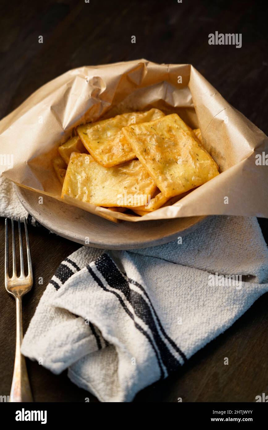Panelle, are a typical street food found in Sicilian cities cooked with ...