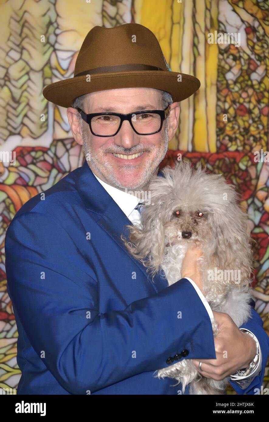 HOLLYWOOD, CA - FEBRUARY 28: Jeff Astrof and Roxy at the premiere of ...