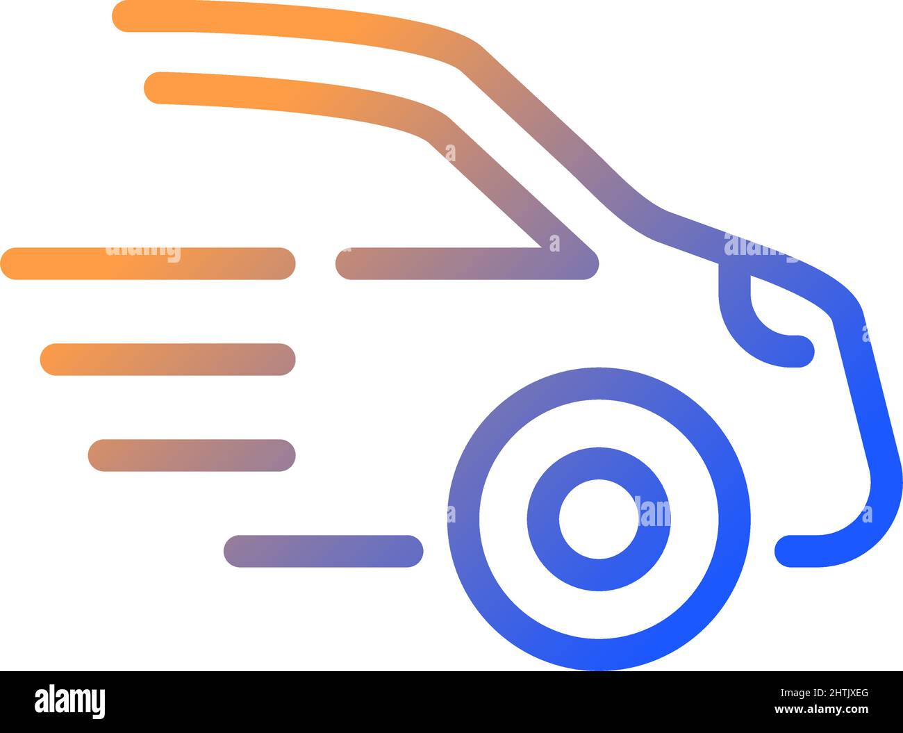 Car gradient linear vector icon Stock Vector Image & Art - Alamy