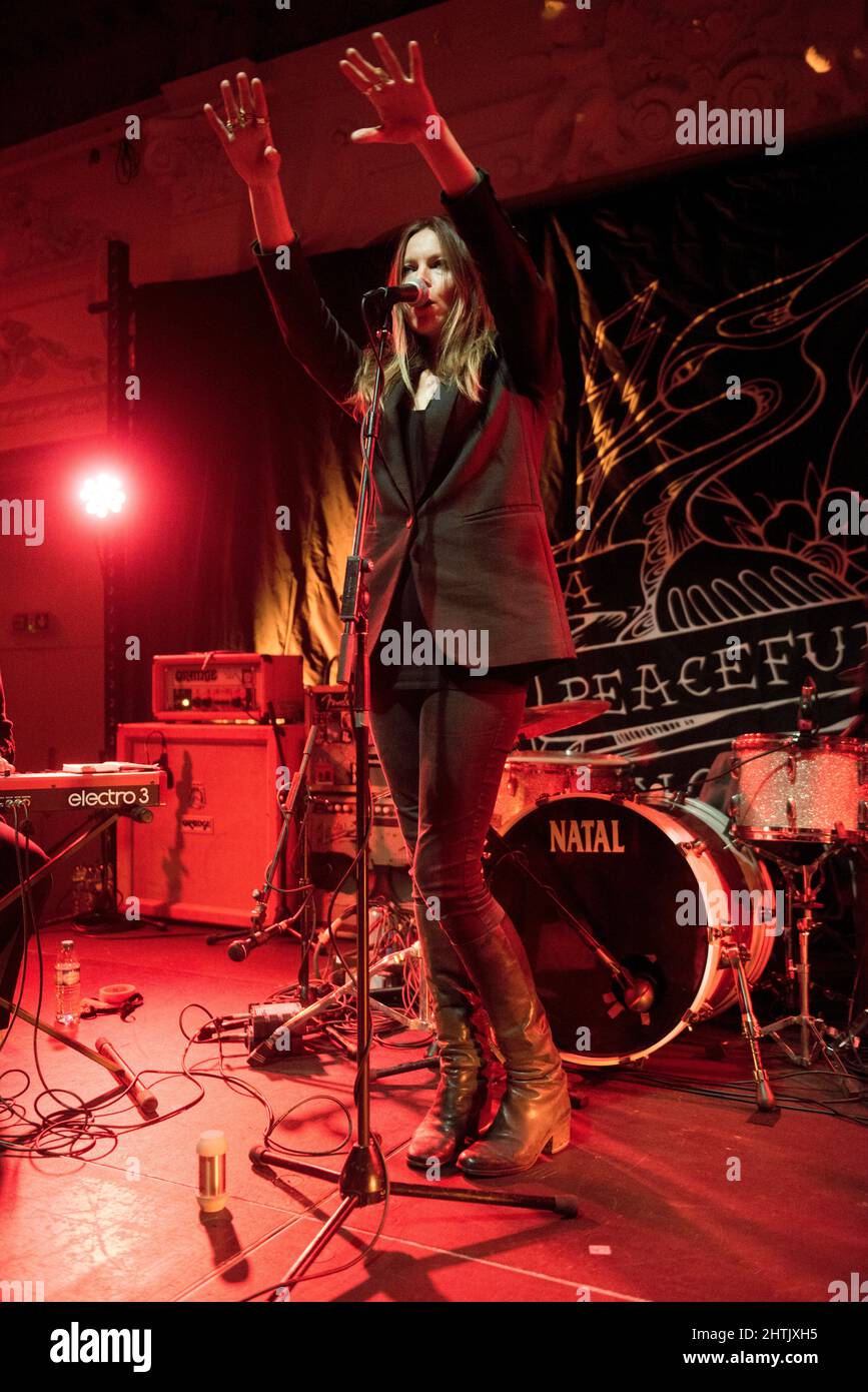 Liela Moss at A Peaceful Noise Bush hall London 24 nov 2018 in aid of ...