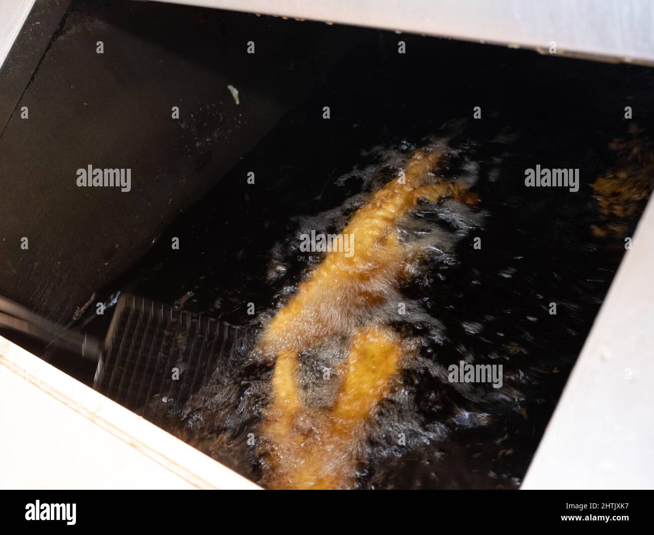Freshly fried fish in crispy golden batter, at Compo's fish and chip ...