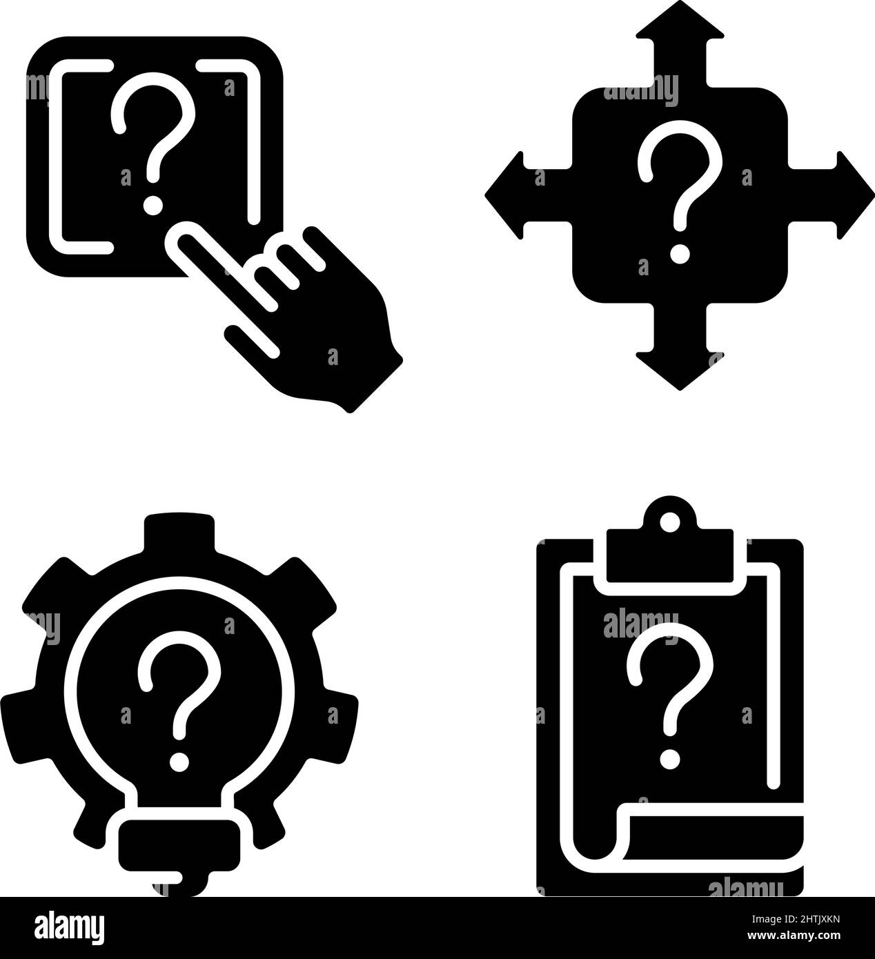 Questions and answers logo Stock Vector Images - Alamy