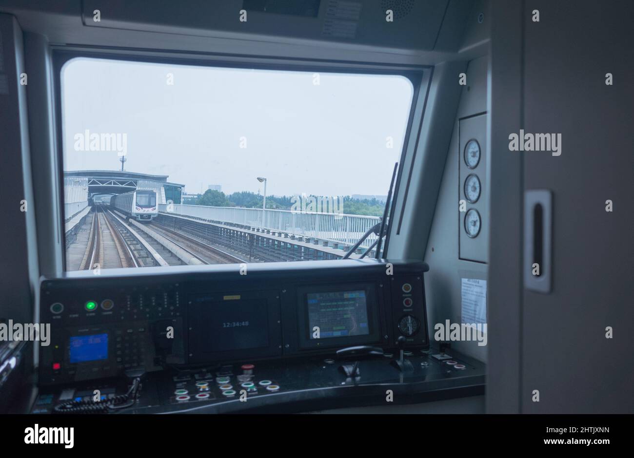 Internal structure of Beijing Subway Lines in China Stock Photo - Alamy