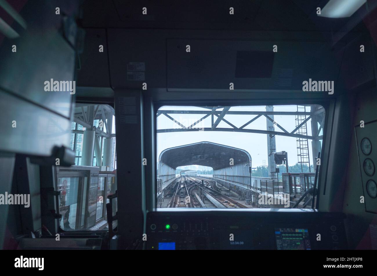 Internal structure of Beijing Subway Lines in China Stock Photo - Alamy