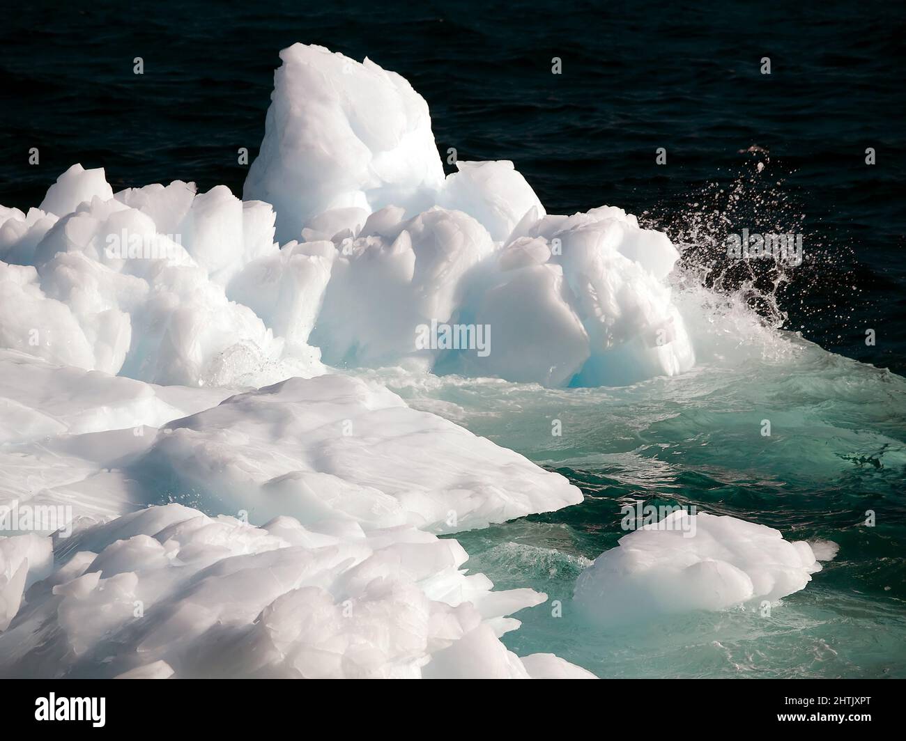 White icebergs in the water Stock Photo - Alamy