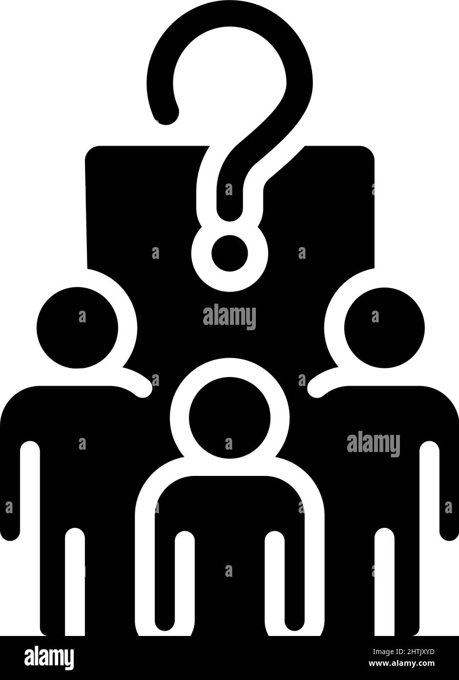 Common question black glyph icon Stock Vector Image & Art - Alamy