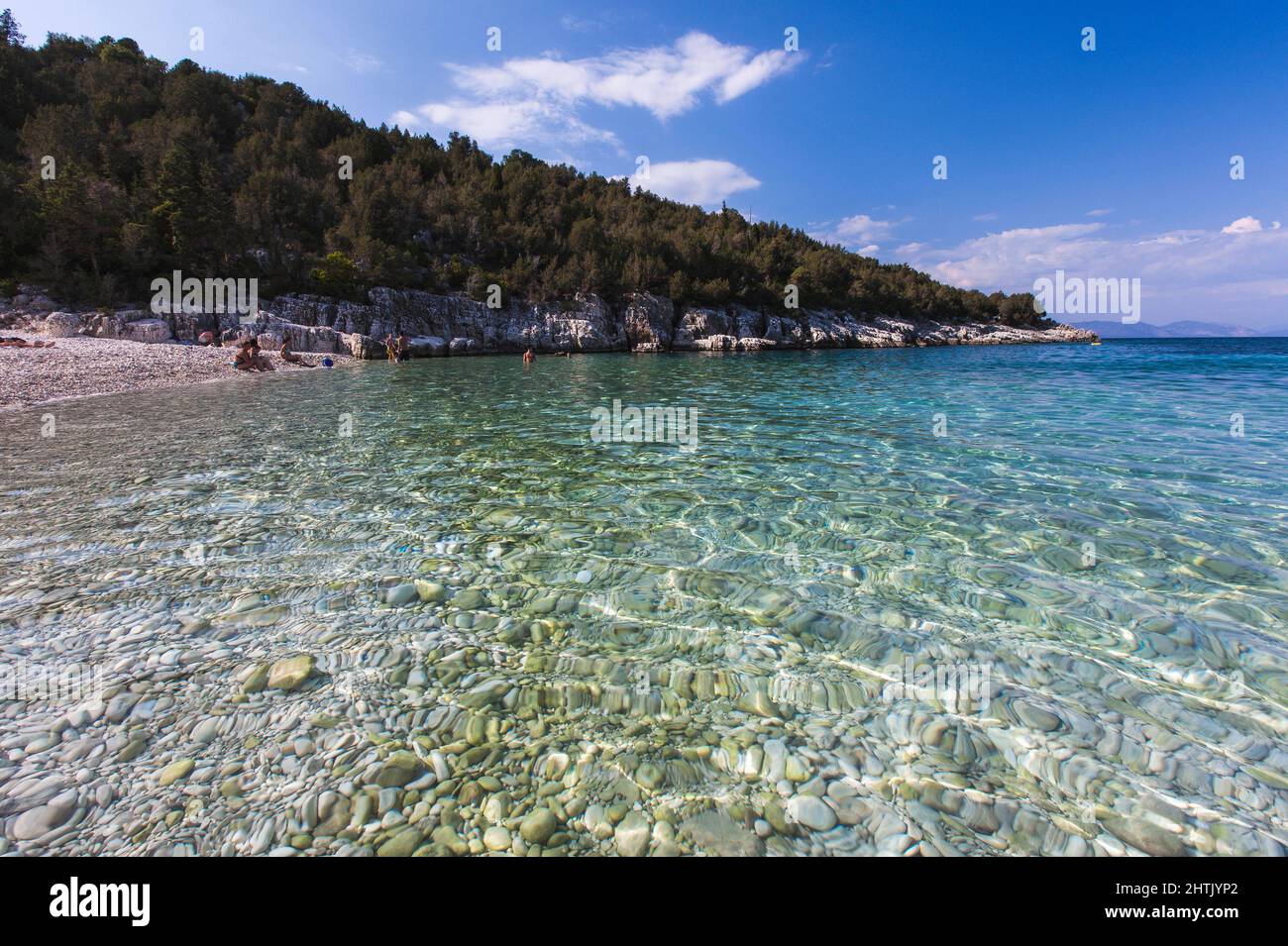 Greece, Ionian islands, Kefalonia, Emblisi Beach Photo © Federico ...