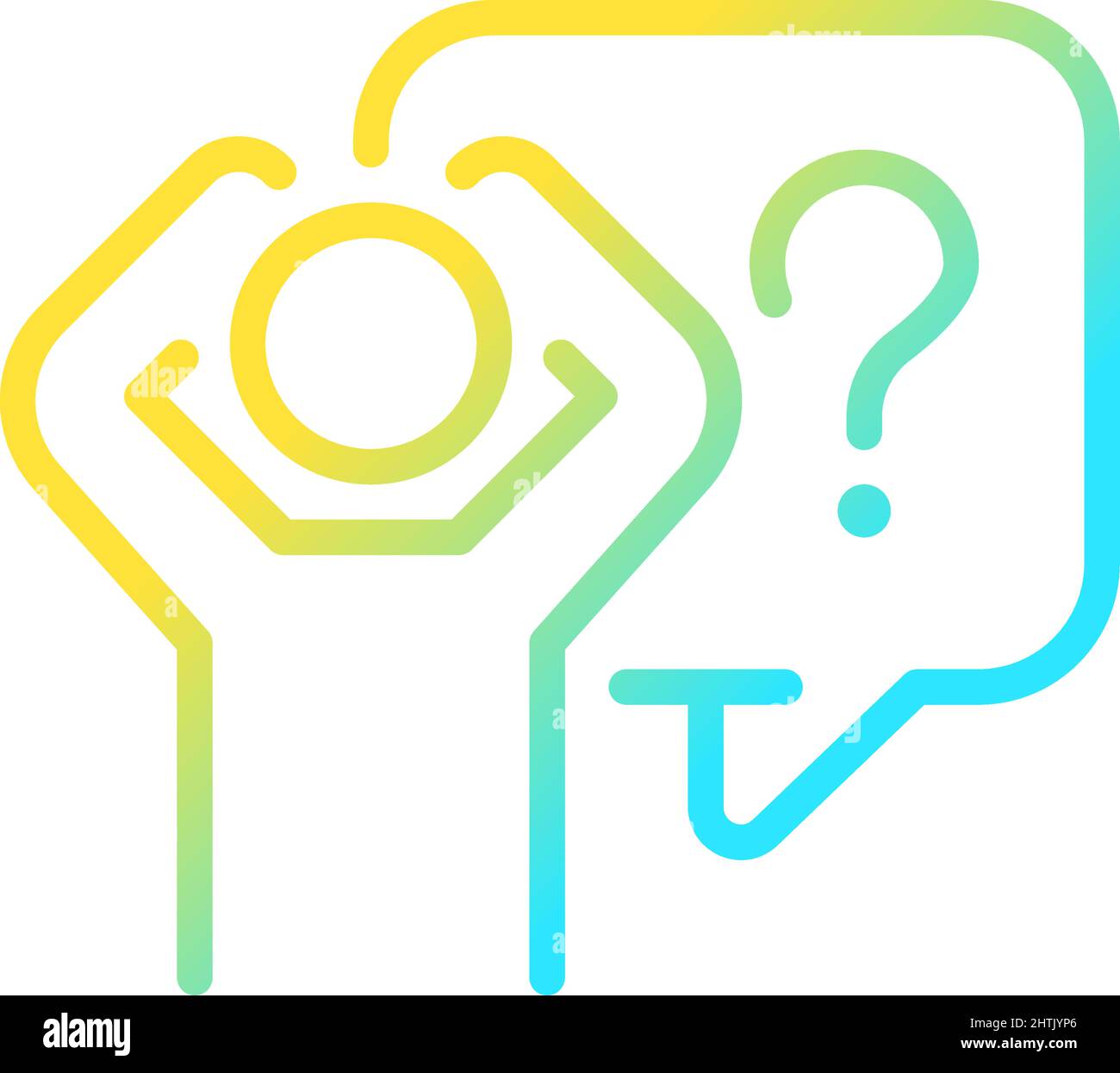 Difficult question Cut Out Stock Images & Pictures - Alamy