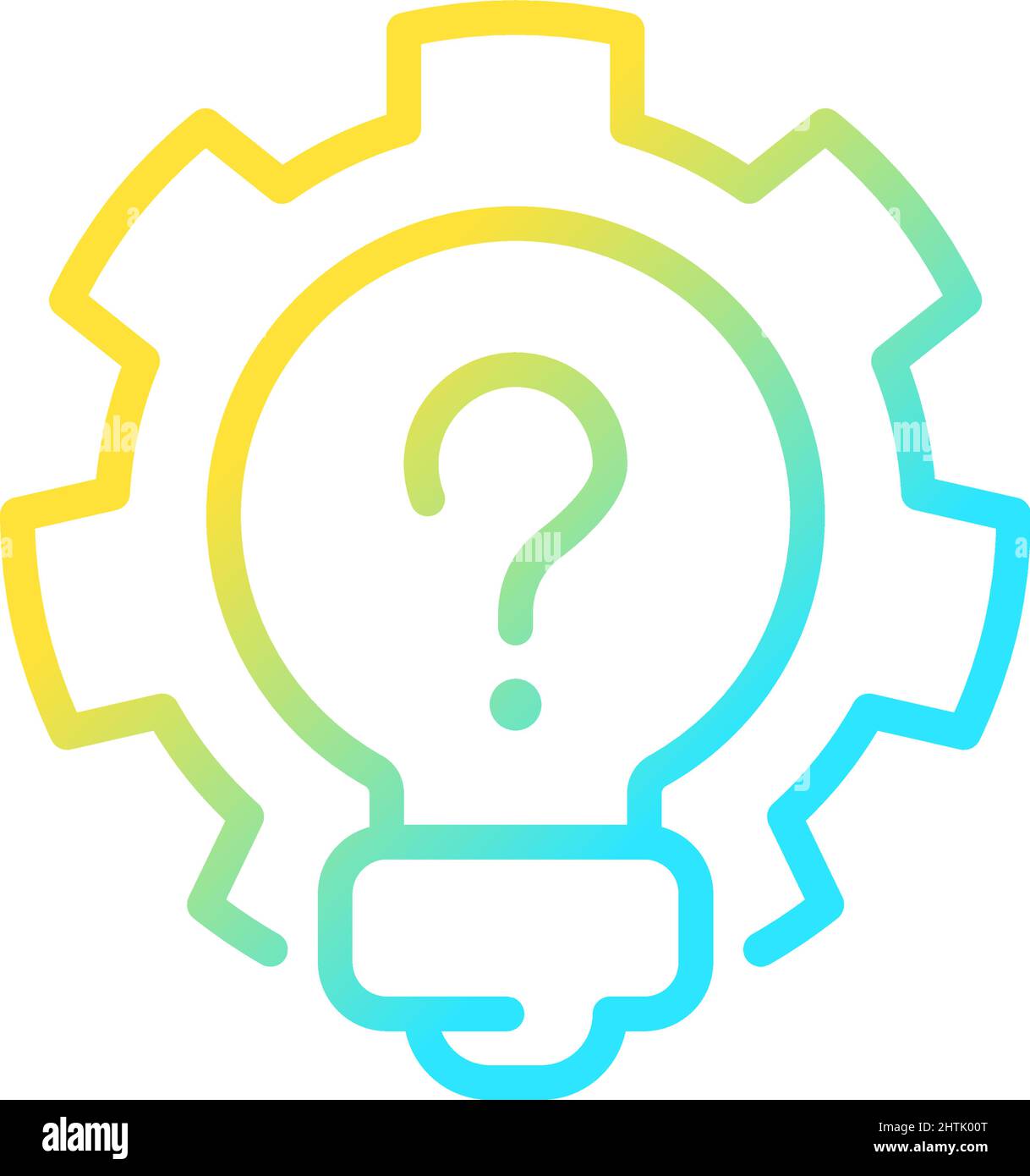 Creative question gradient linear vector icon Stock Vector Image & Art - Alamy