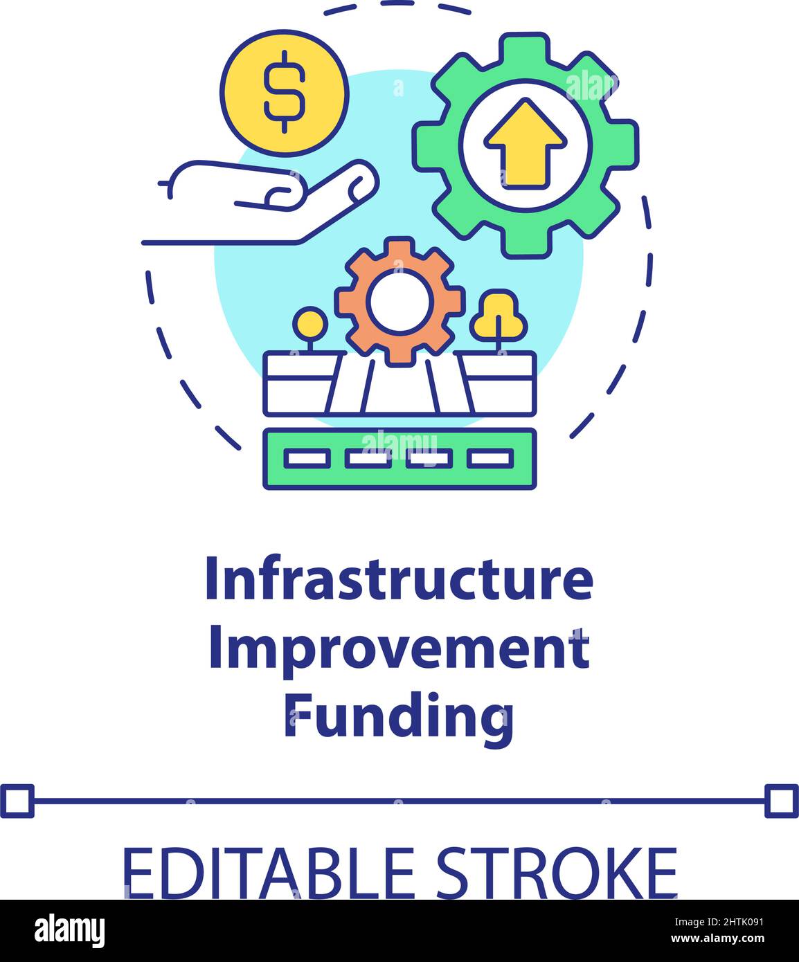 Improvement of infrastructure Stock Vector Images - Alamy