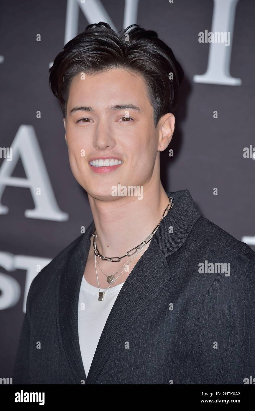 HOLLYWOOD, CA - FEBRUARY 28: Derek Luh at the premiere of STARZ Shining ...