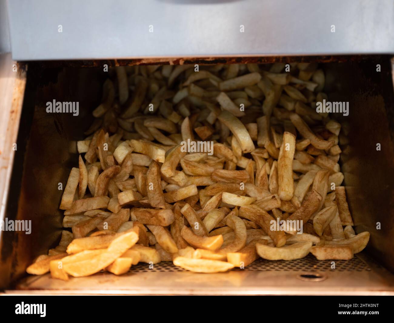 Freshly fried fish in crispy golden batter, at Compo's fish and chip ...