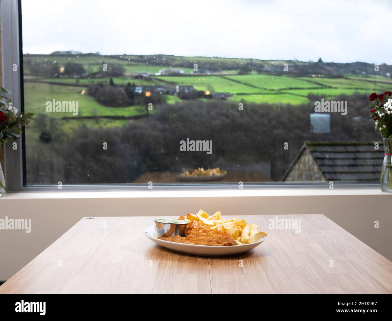 Compo's fish and chip restaurant and takeaway, Holmfirth, West ...