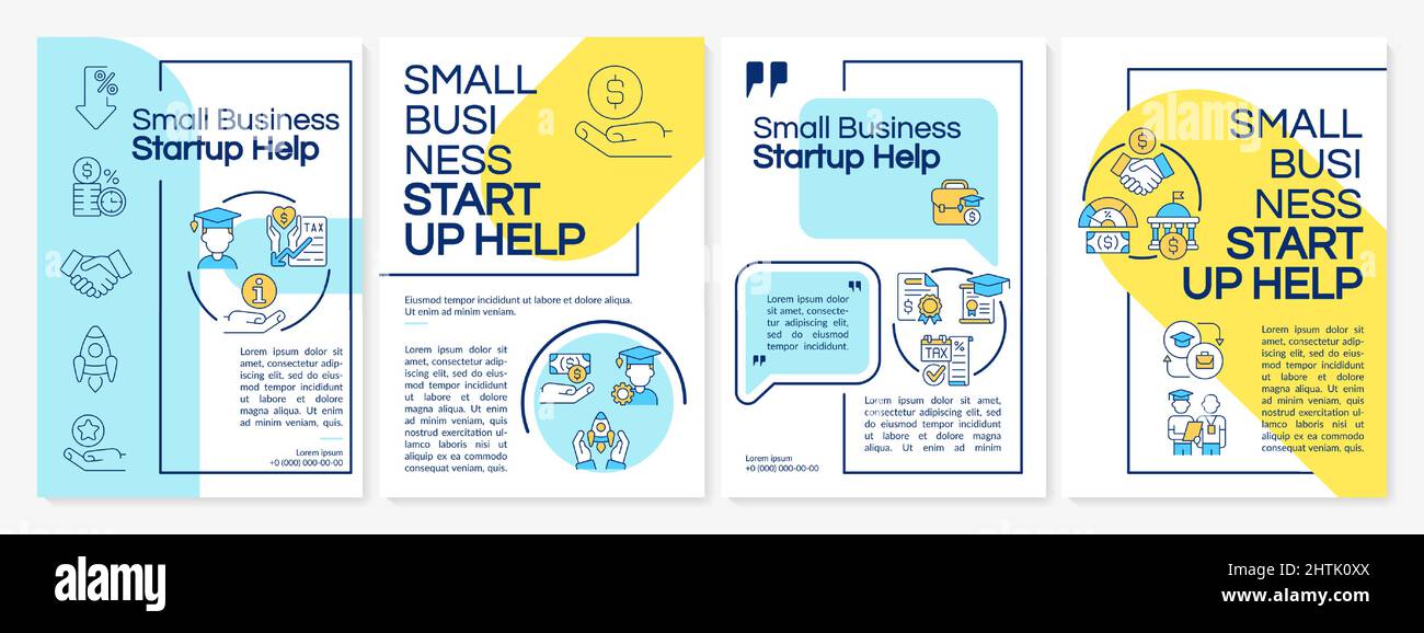 Small blue booklet Stock Vector Images - Alamy