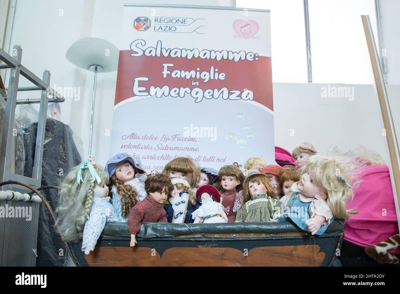 Detail of "Salvabebè - Salvamamme" association's headquarters in Rome ...