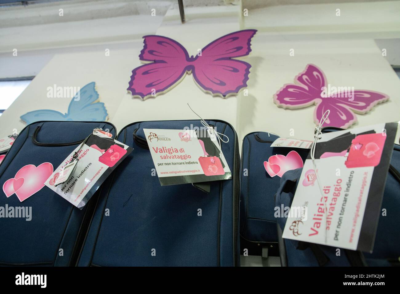 Detail of "Salvabebè - Salvamamme" association's headquarters in Rome ...