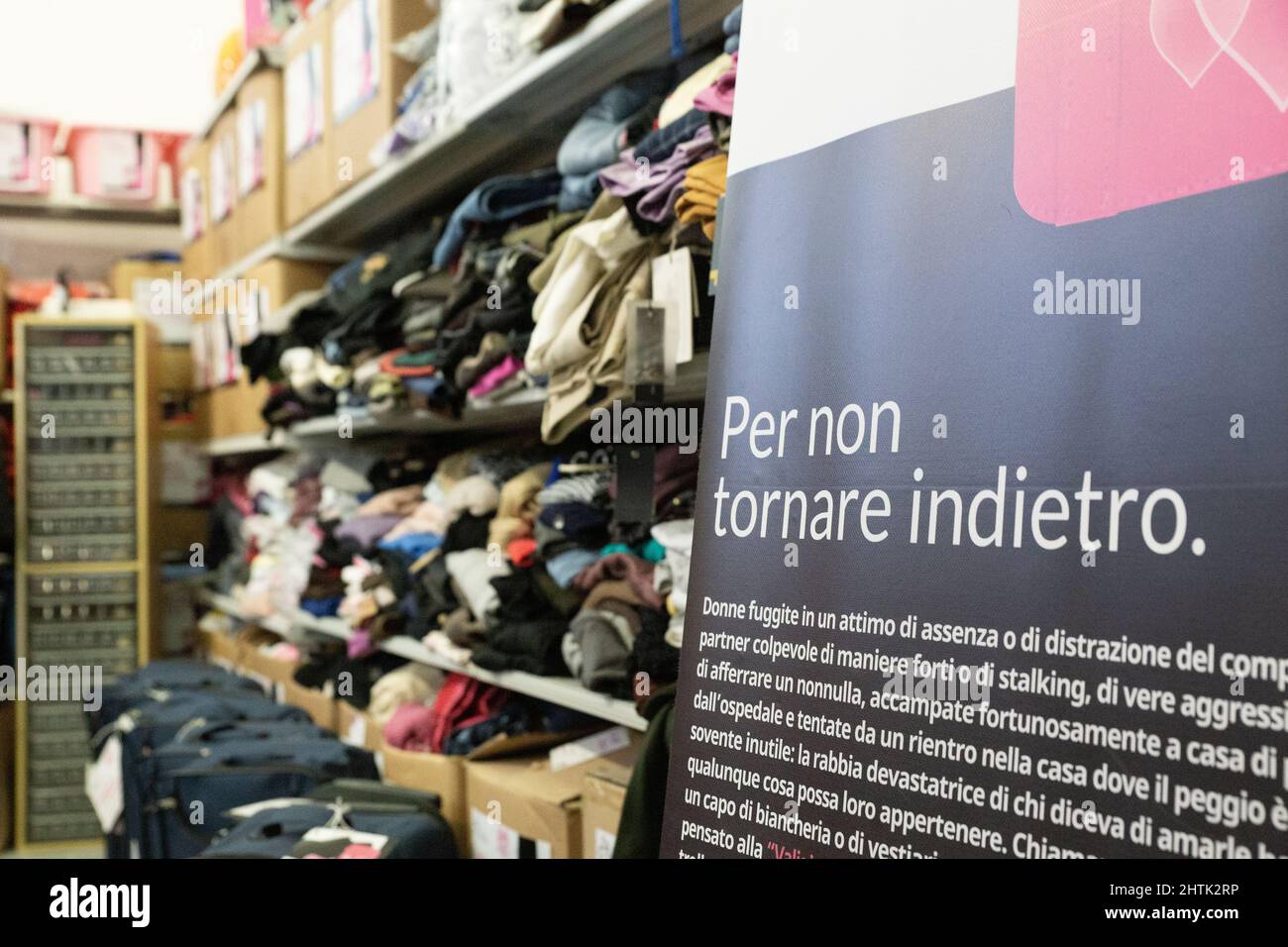 Detail of "Salvabebè - Salvamamme" association's headquarters in Rome ...