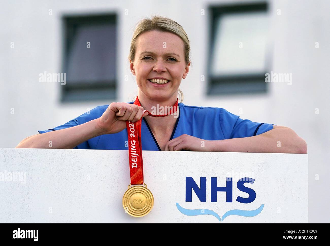 Olympic gold medal winning curler Vicky Wright returns to work as a ...