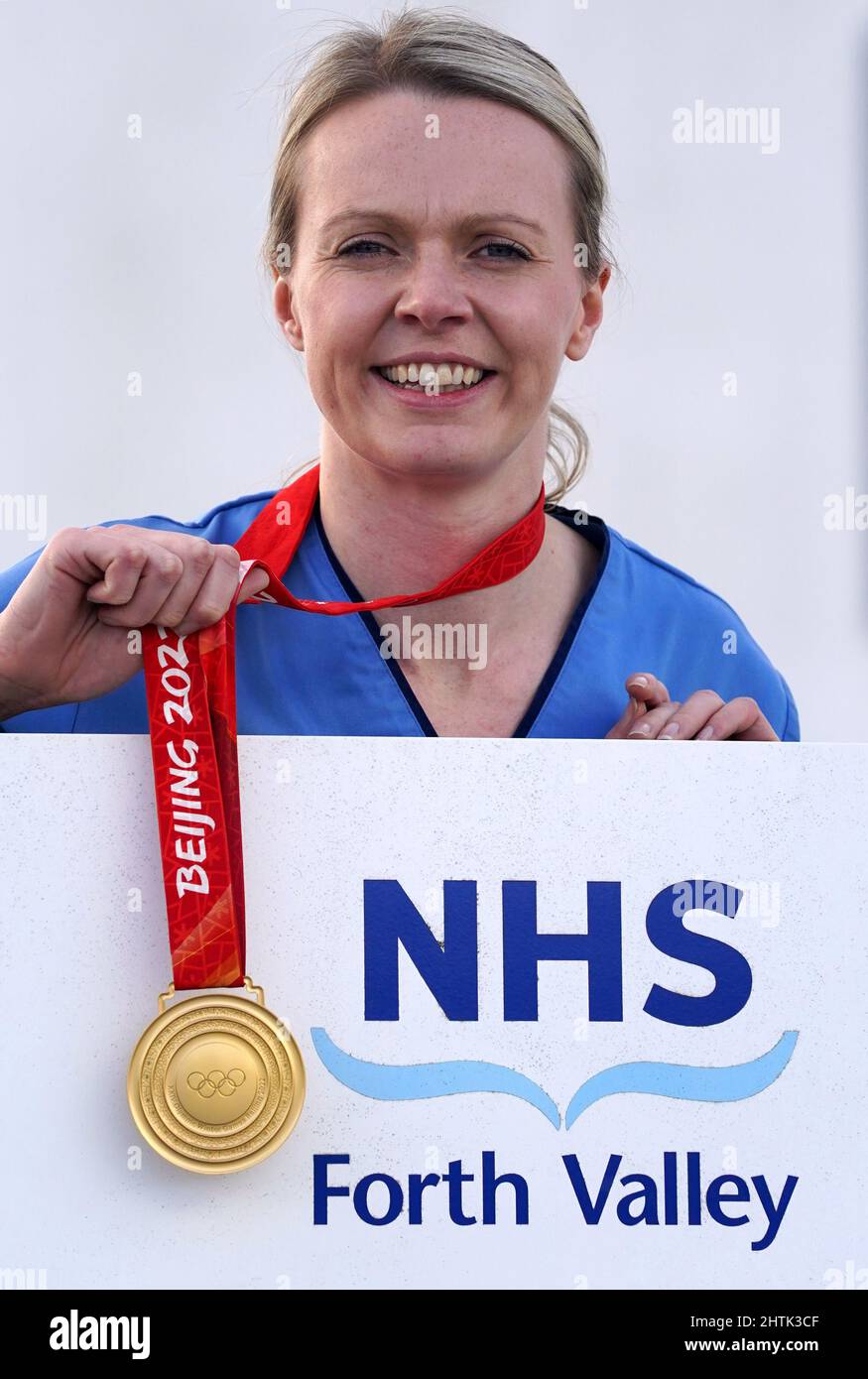 Olympic gold medal winning curler Vicky Wright returns to work as a ...