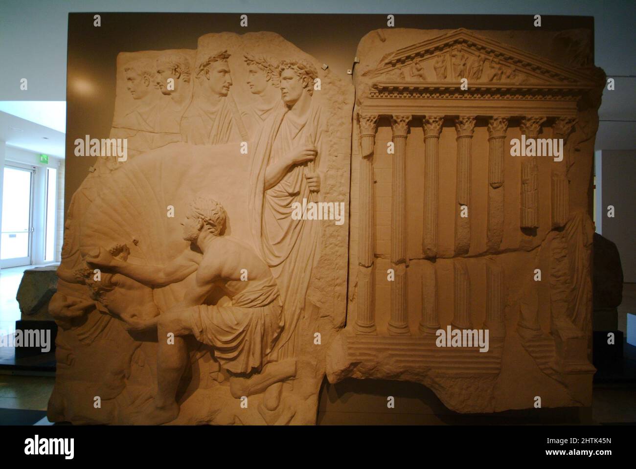 Ara pacis interior hi-res stock photography and images - Alamy