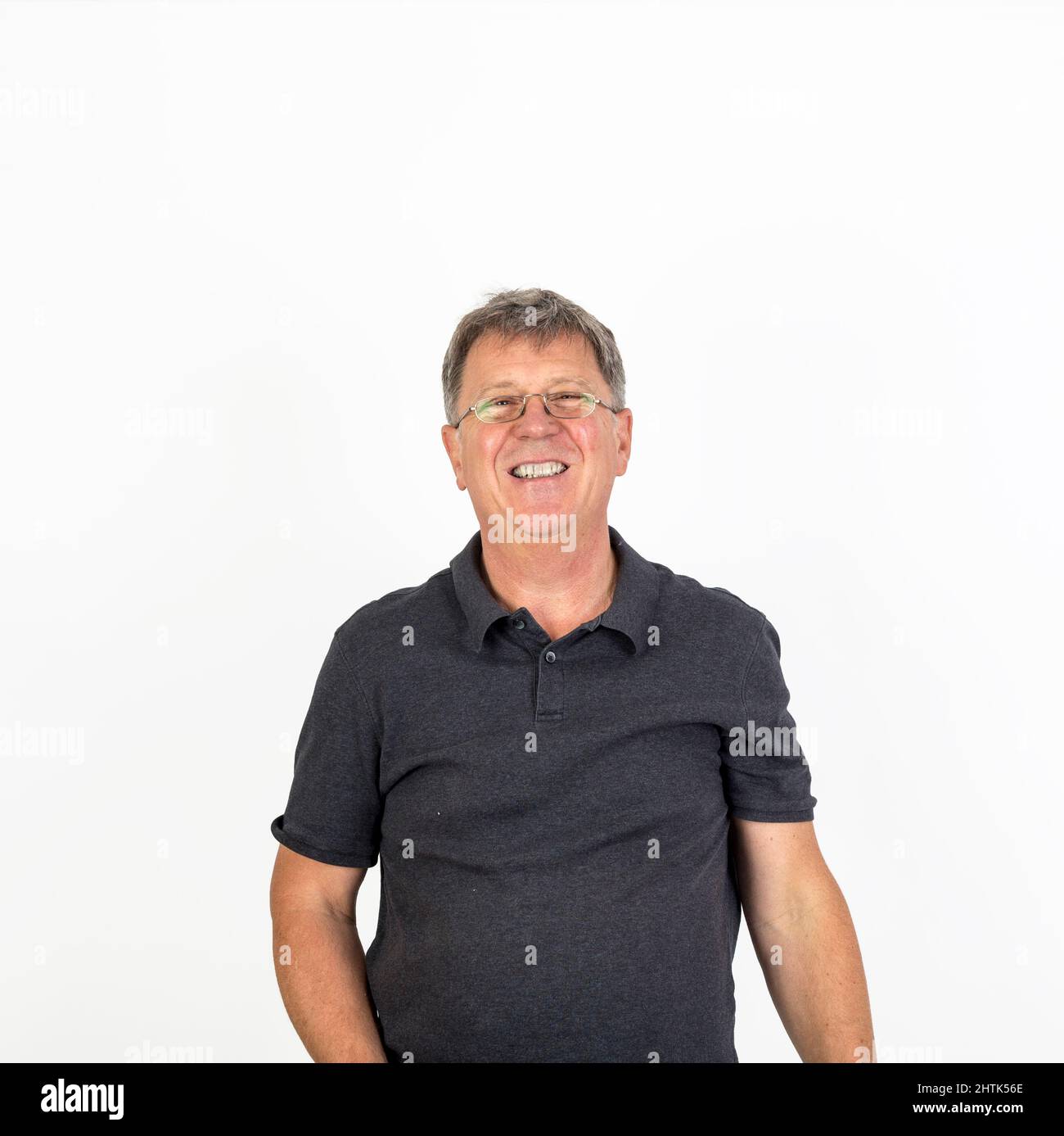 portrait of friendly smiling man Stock Photo - Alamy