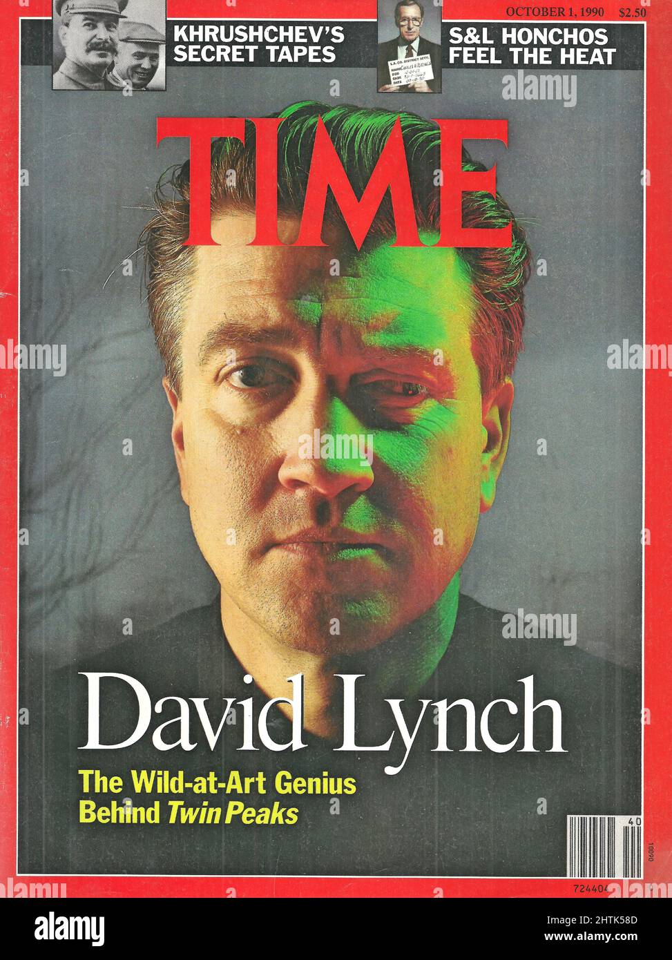 Time magazine cover October 1 1990 David Lynch Stock Photo - Alamy