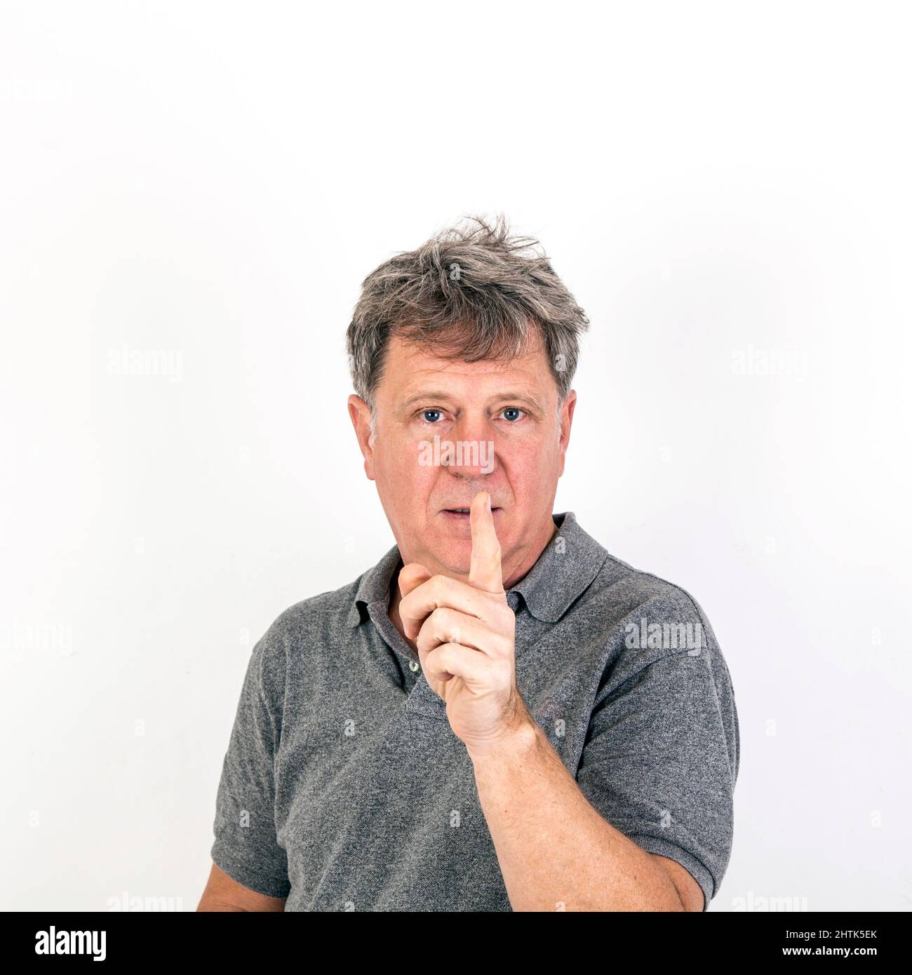 Attractive senior man thinking hi-res stock photography and images - Alamy