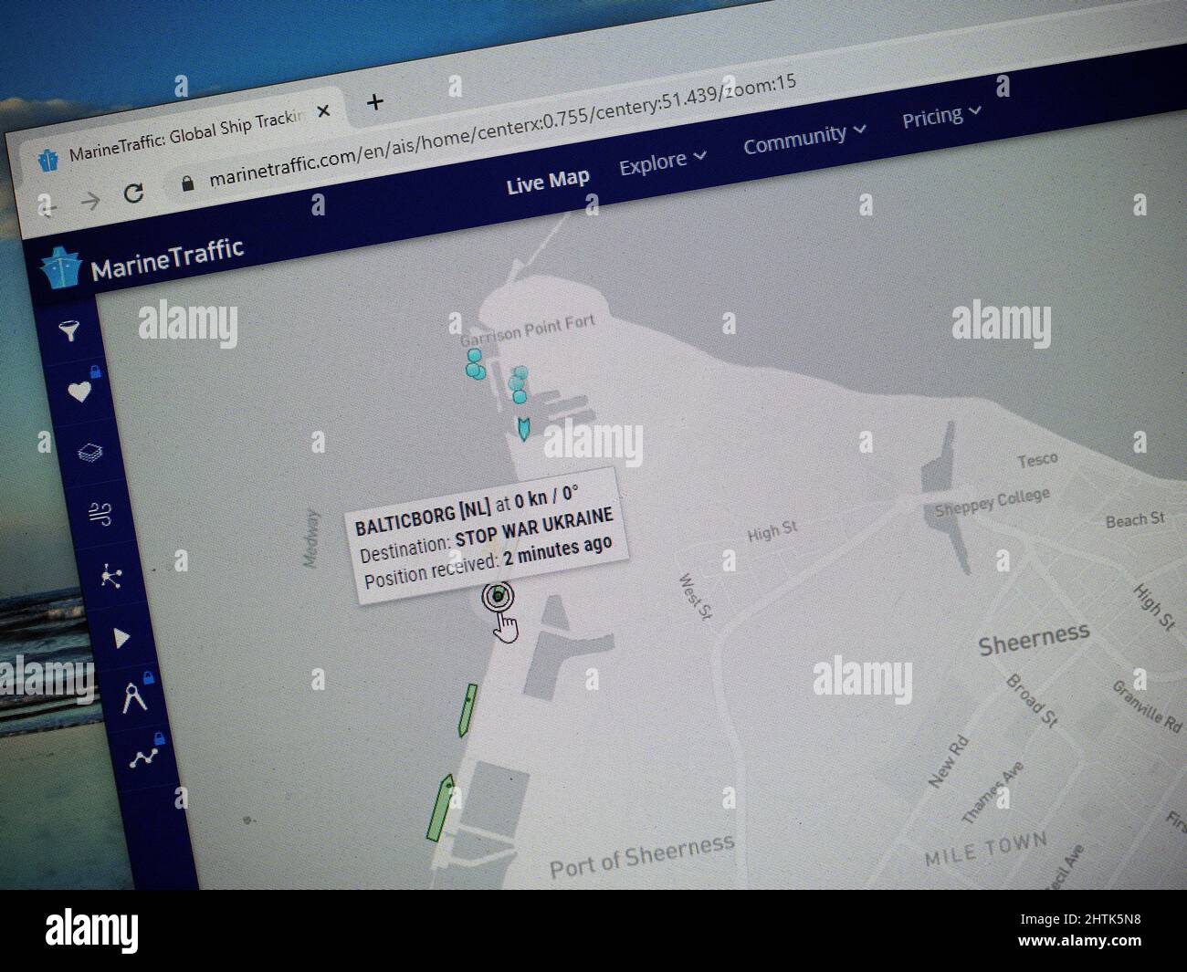 Automatic identification system ship hi-res stock photography and ...