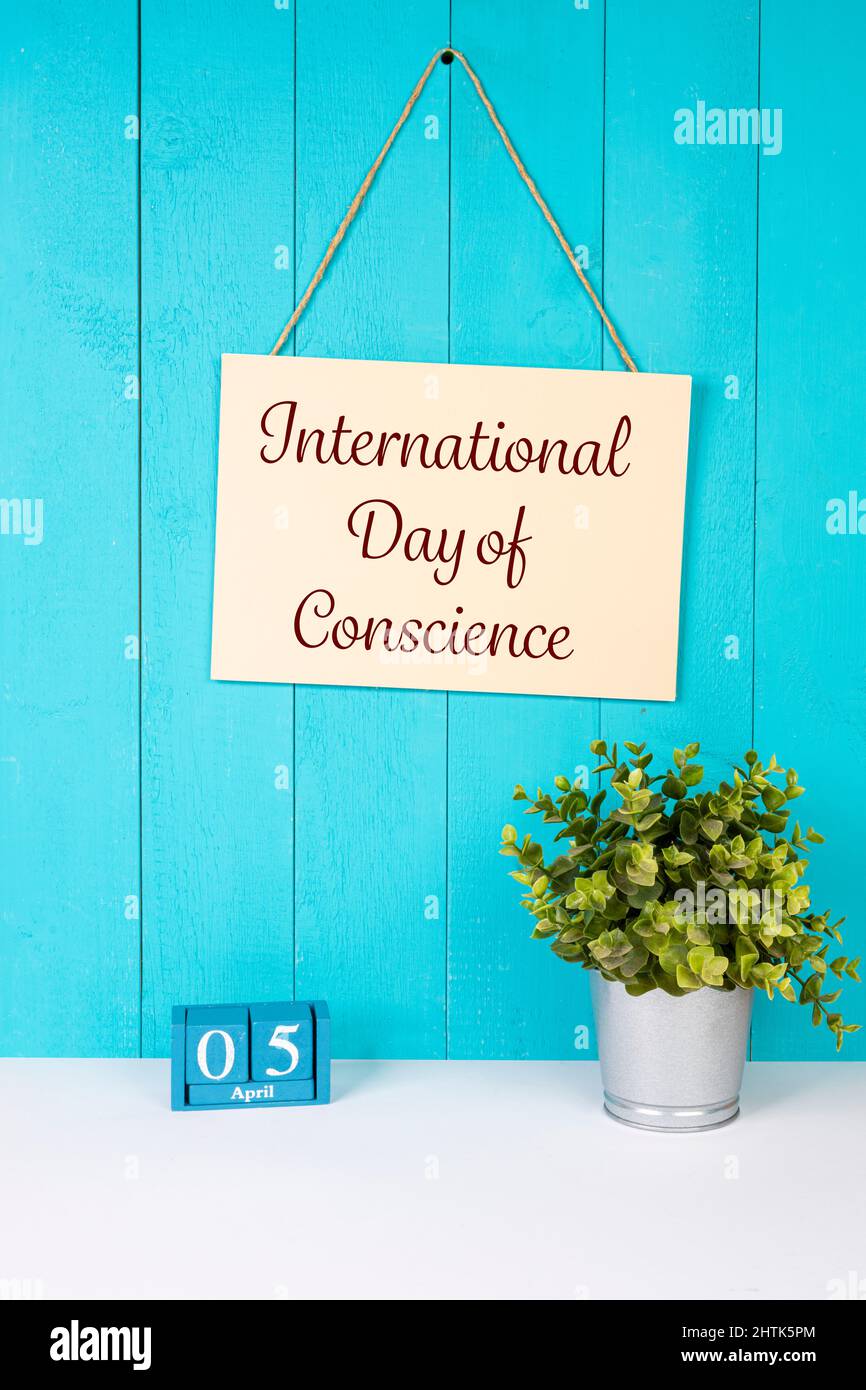 celebration concept of United Nations International Day of Consience ...