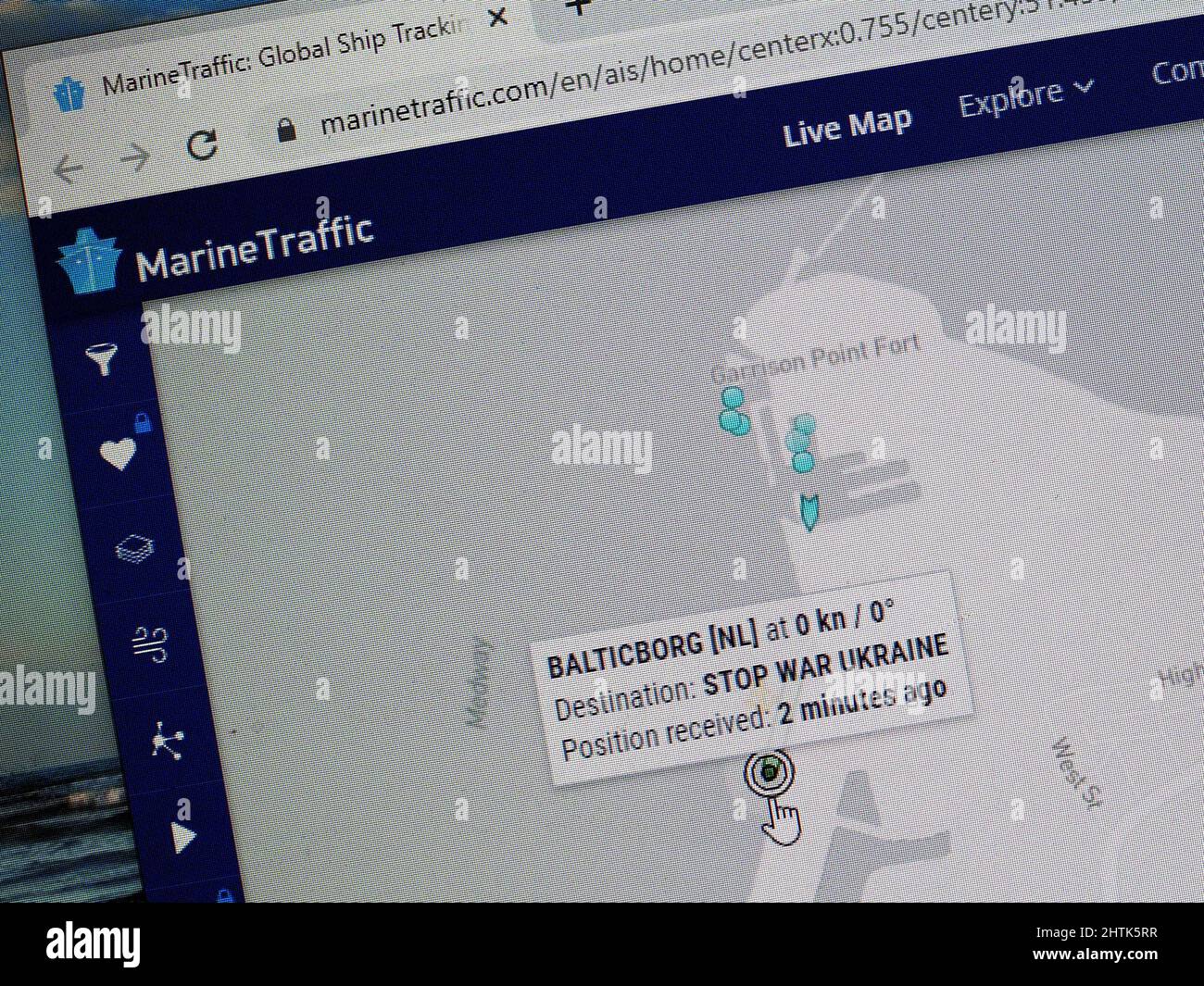 Automatic identification system ship hi-res stock photography and ...