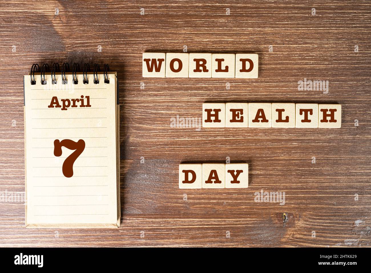 celebration concept of United Nations World Health Day the April 7 ...