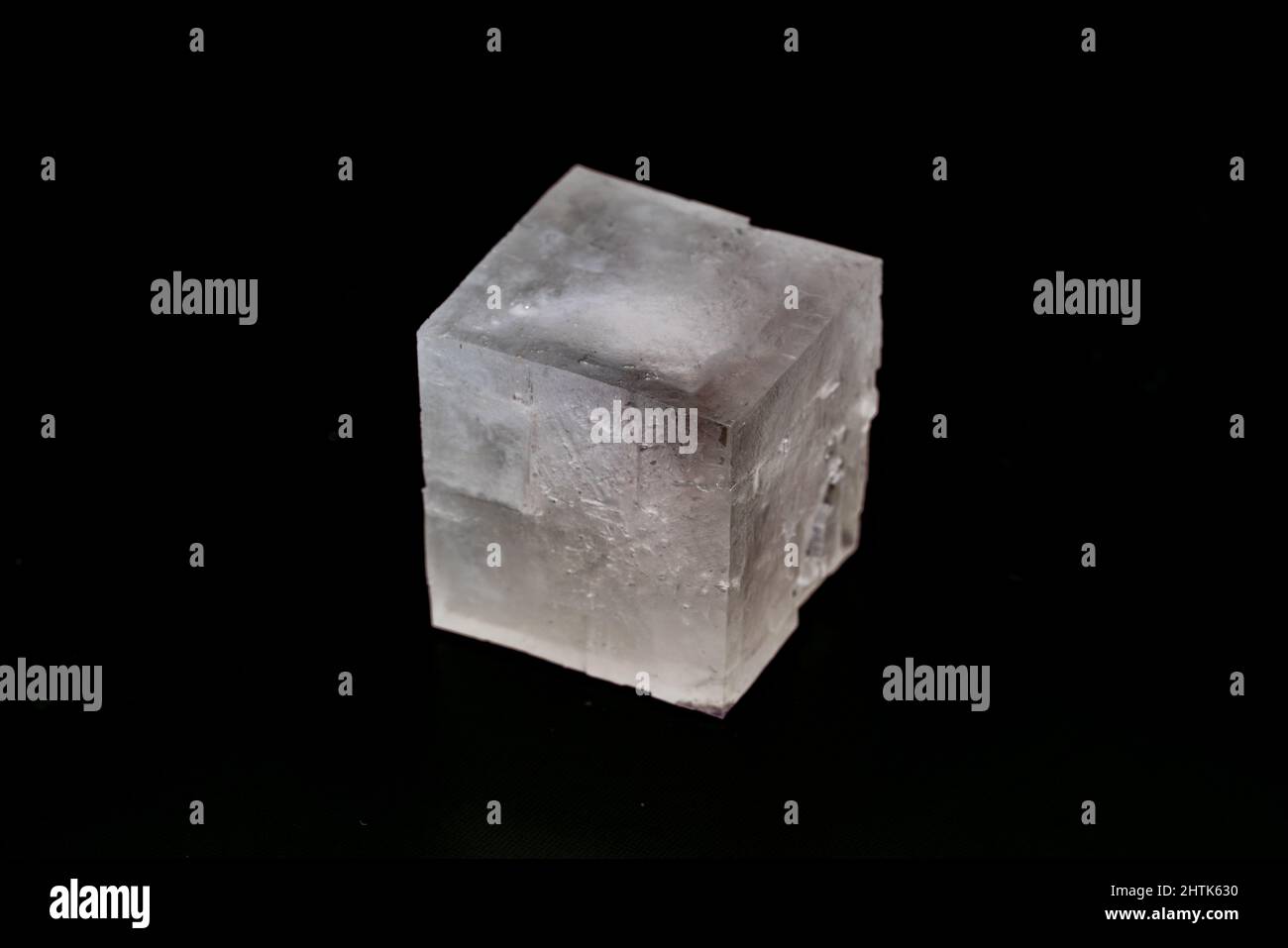 Crystal of sodium chloride under the microscope cubic crystal of edible ...