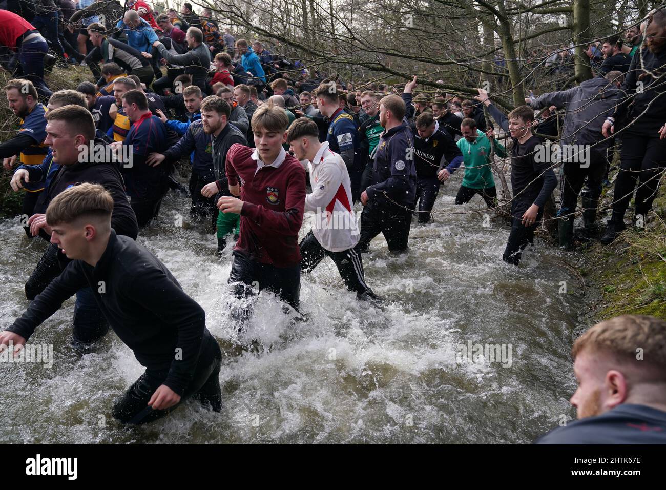 Ashbourne shrovetide football 2022 hi-res stock photography and images ...