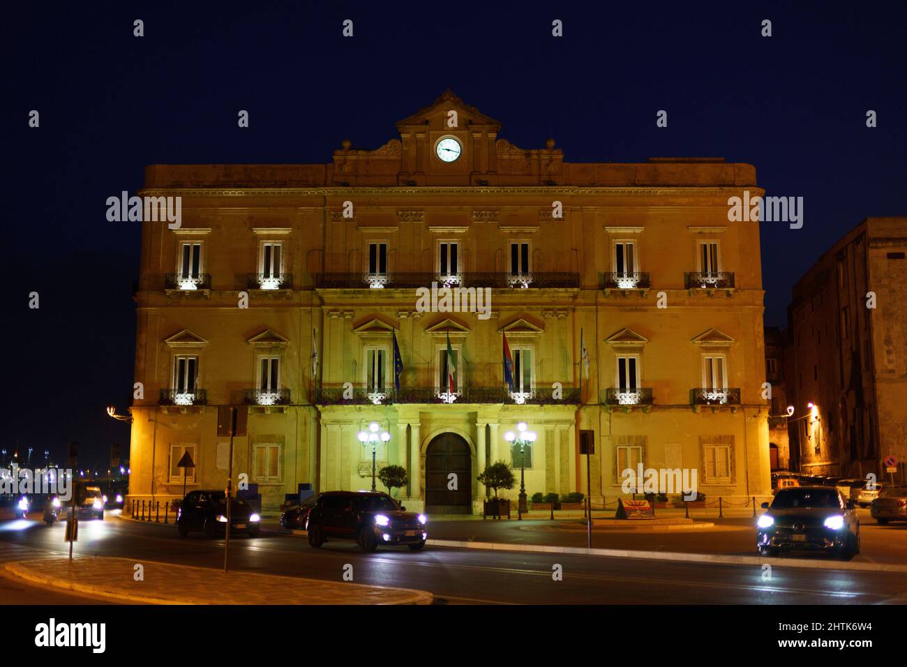 Taranto, Apulia, Italy: exterior of historic buildings Stock Photo - Alamy