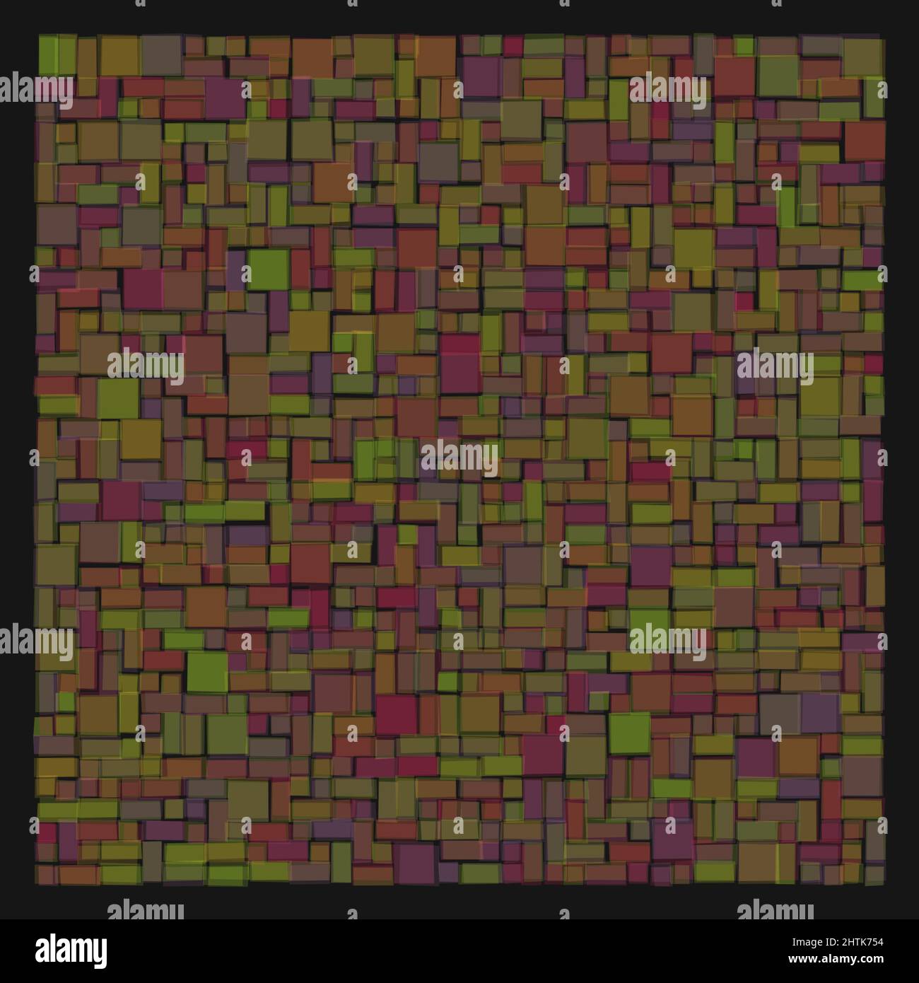 Abstract Offset Quads generative art background art illustration Stock ...