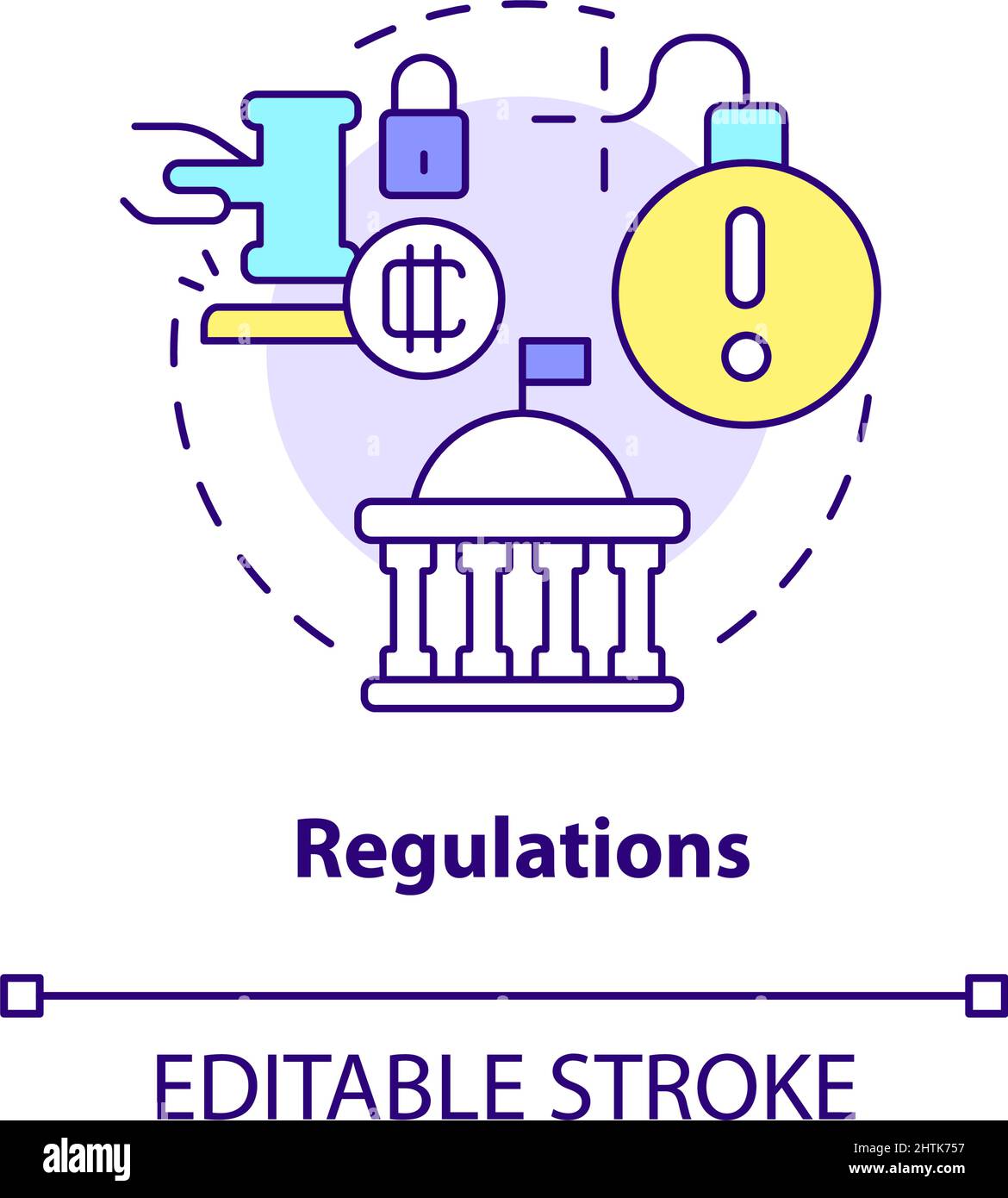 Regulations concept icon Stock Vector Image & Art - Alamy