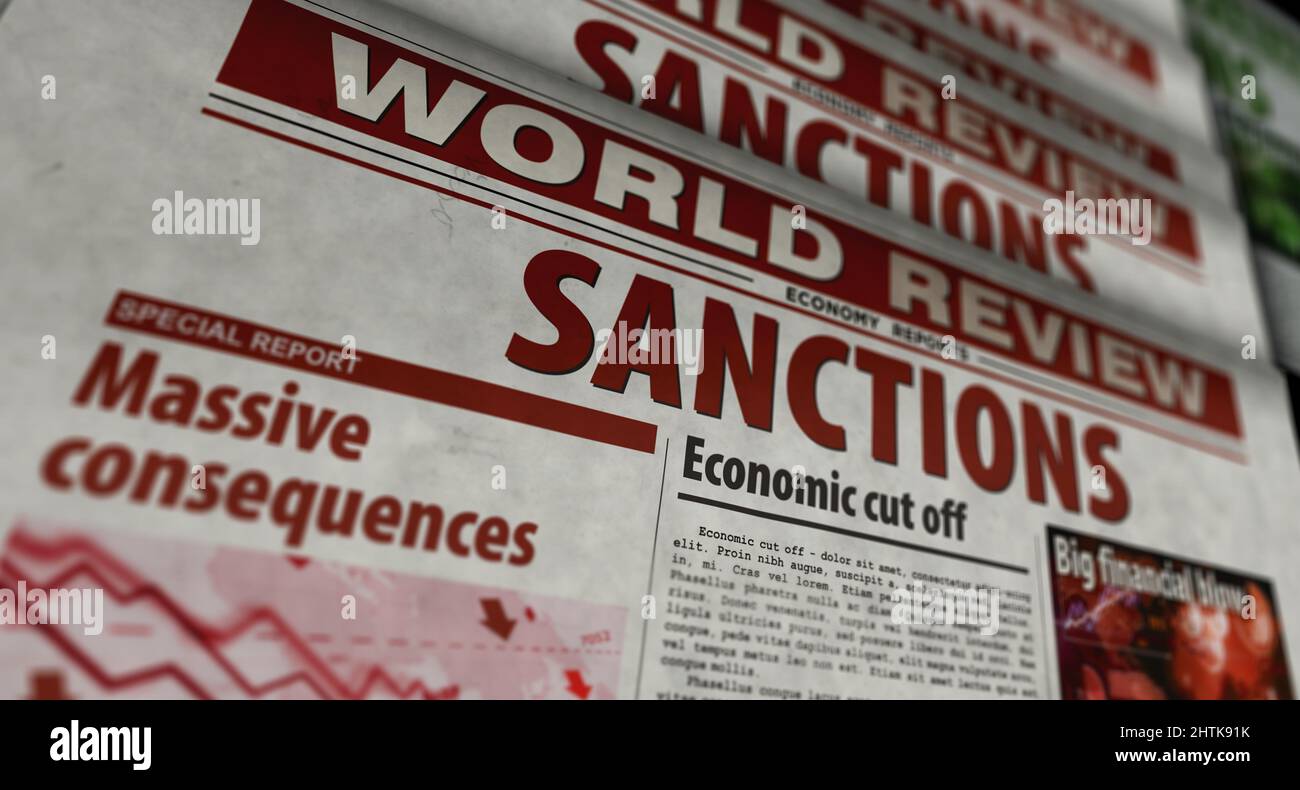 Economic newspaper newspaper hi-res stock photography and images - Alamy