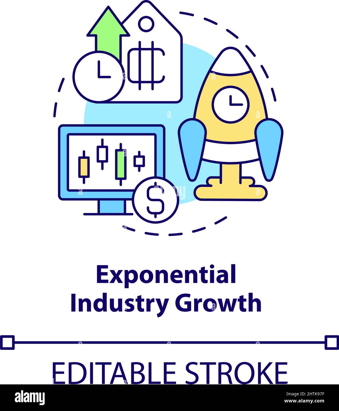 Virtual industry exchange Stock Vector Images - Alamy