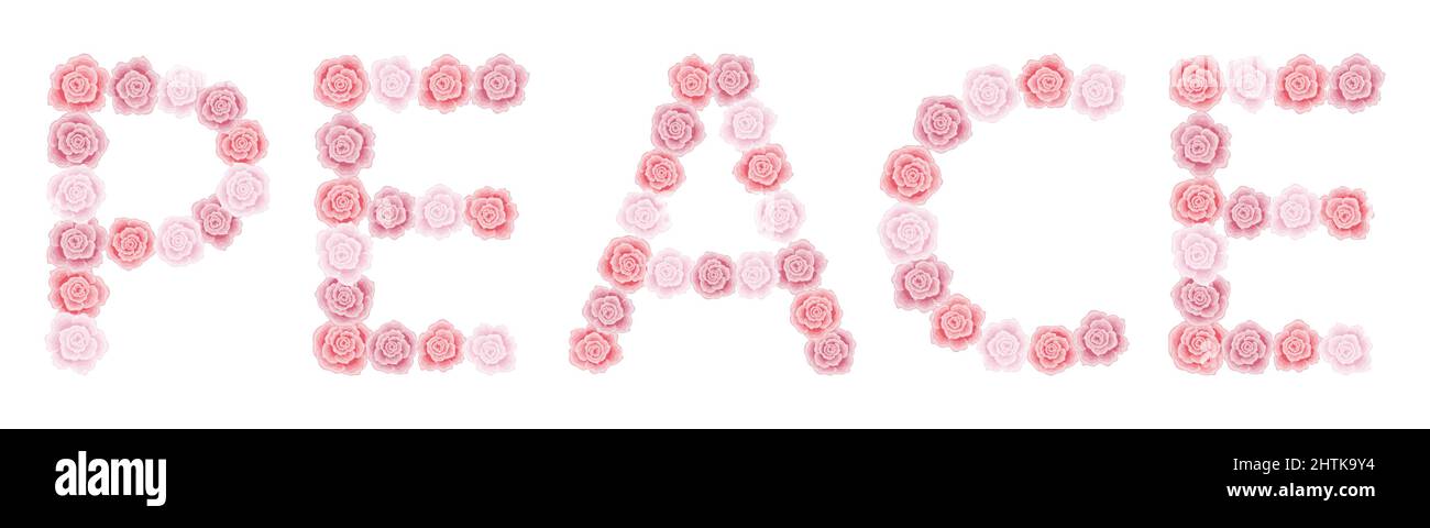 Floral font hi-res stock photography and images - Alamy