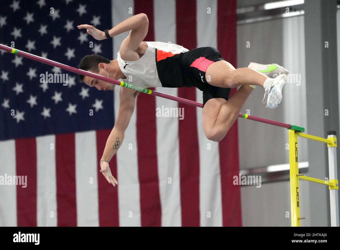 KC Lightfoot places second in the pole vault at 19-2 3/4 (5.86m) during ...