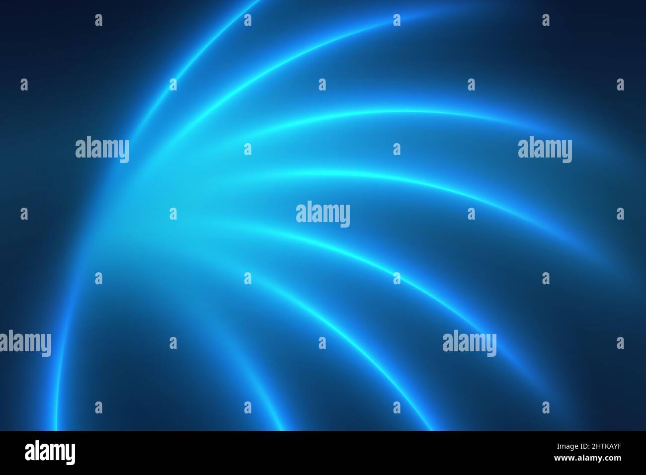 A 3D render of digital abstract technology background with light rays ...