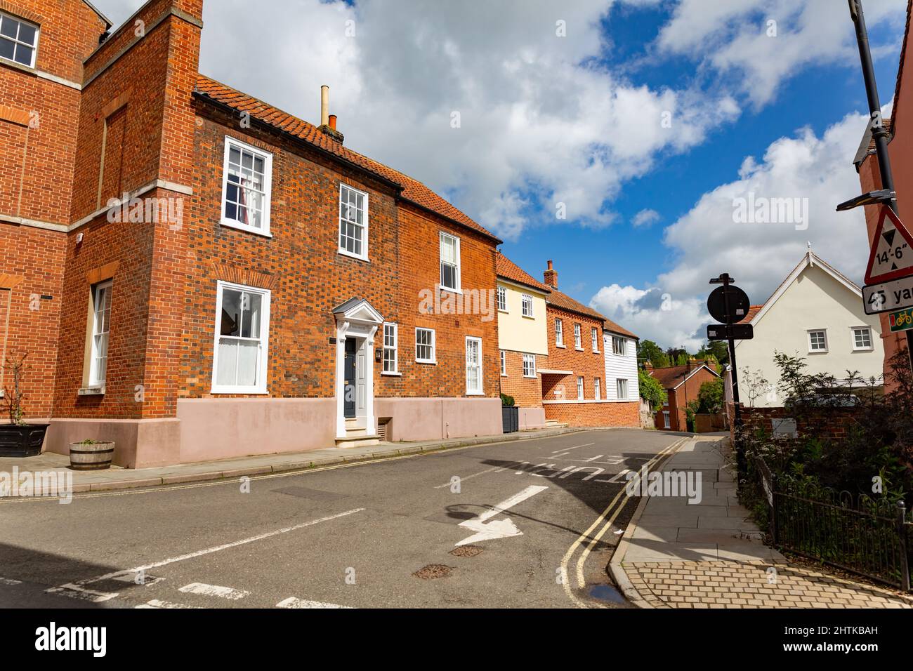A new build town house in the center of a popular British market town ...