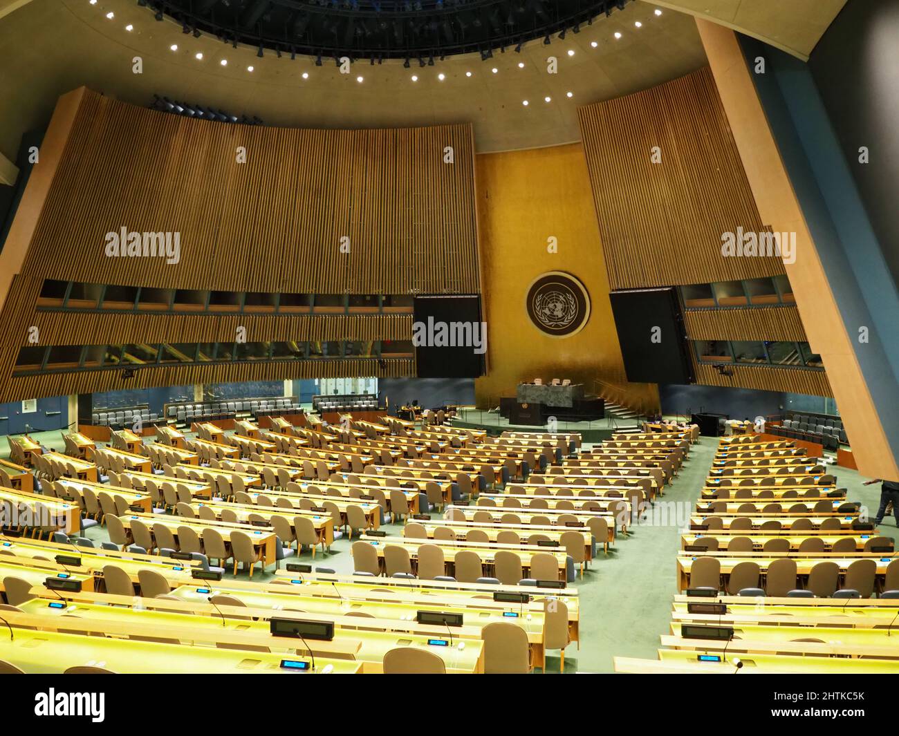 Image of the United Nations General Assembly hall Stock Photo - Alamy
