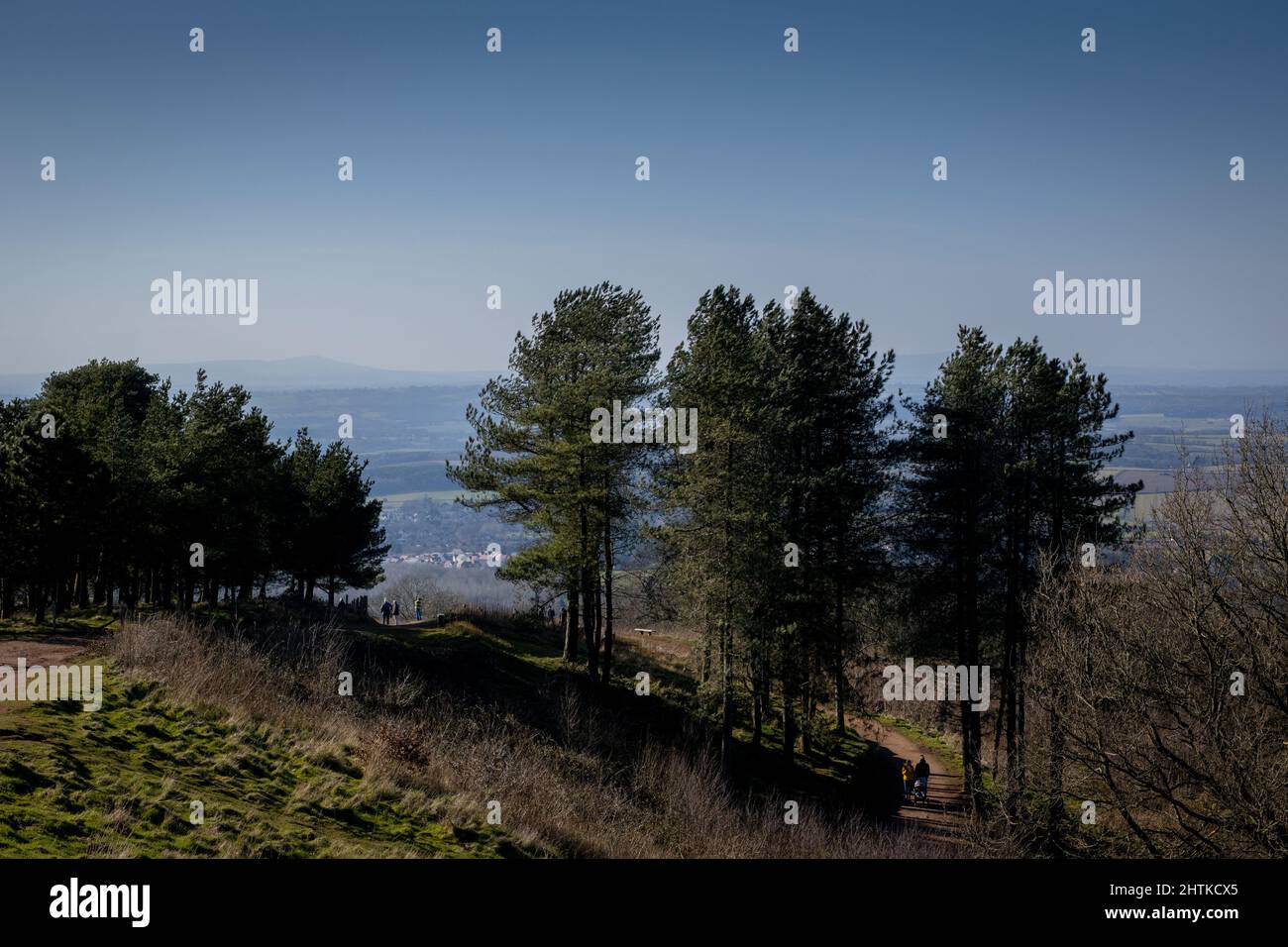 the top of the clent hills Stock Photo - Alamy