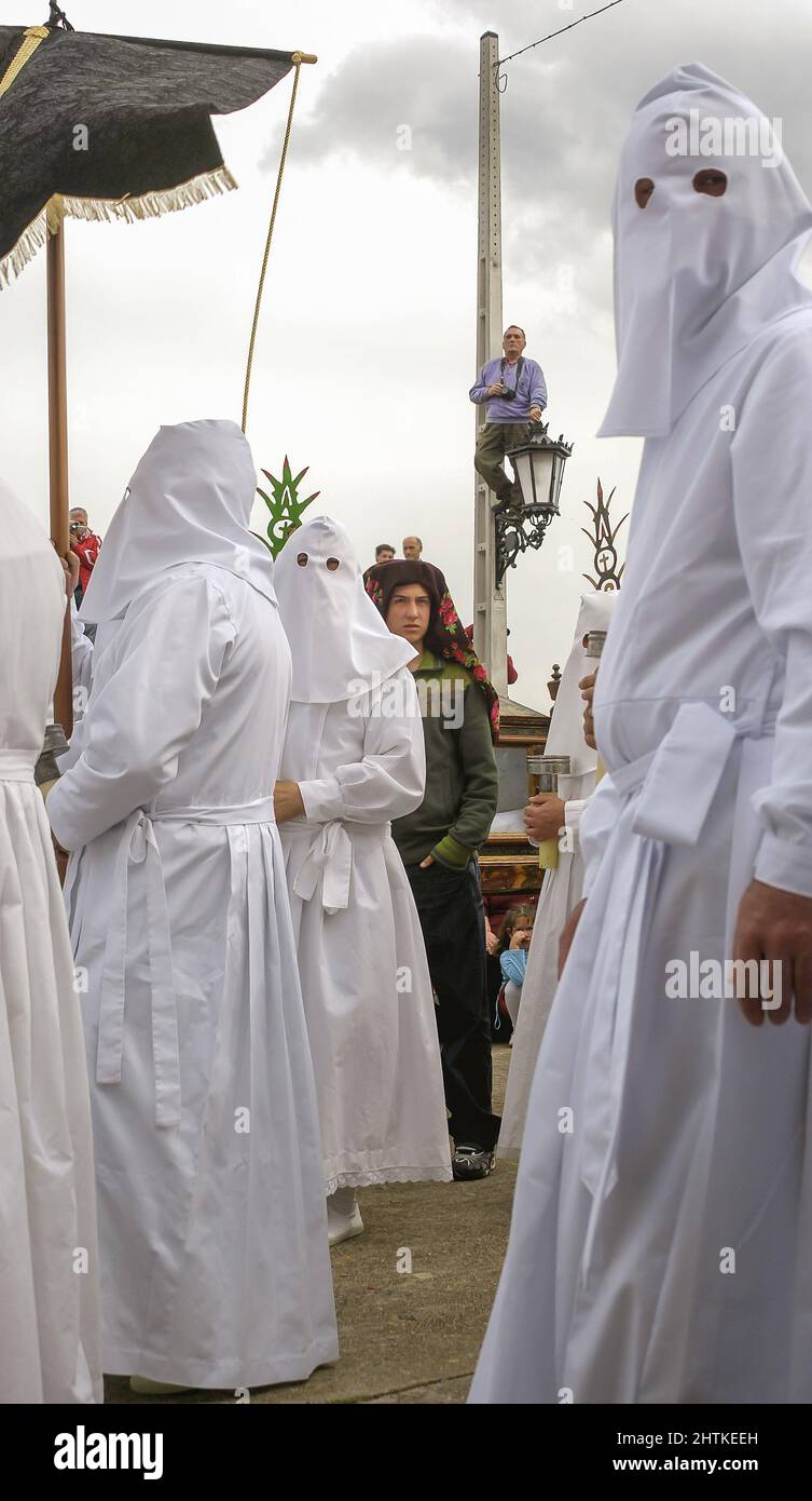 Holy Week in Zamora, Spain. Procession of the Holy Burial of Bercianos ...