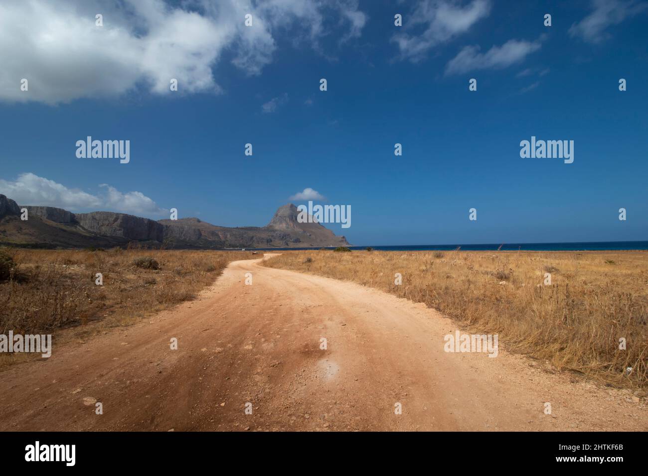 Monte Cofano Nature Reserve, where yellow predominates and contrasts ...