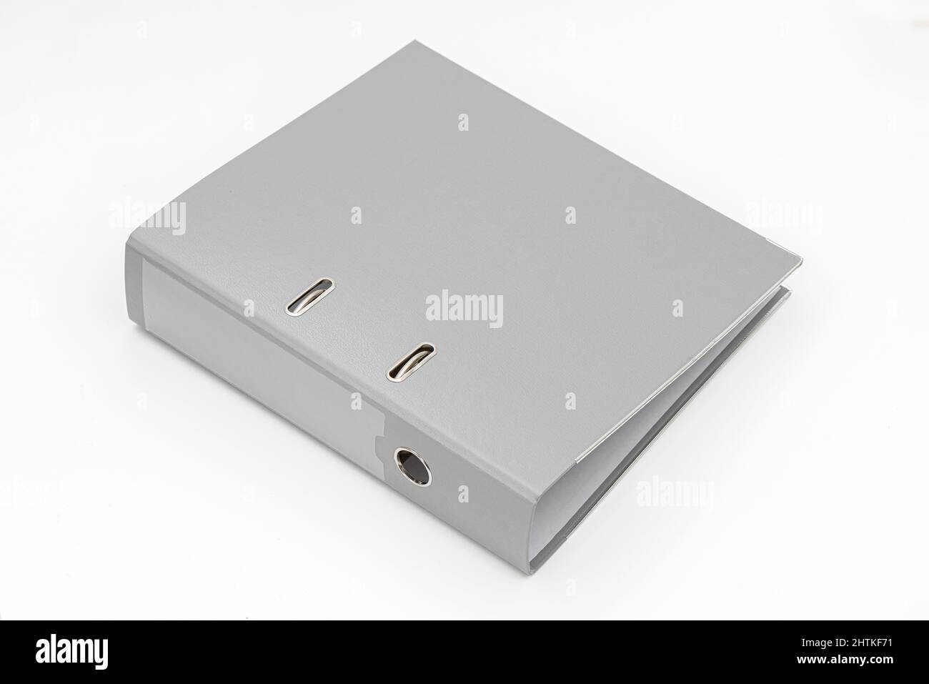 Gray Binder File Folder on the white background Stock Photo - Alamy