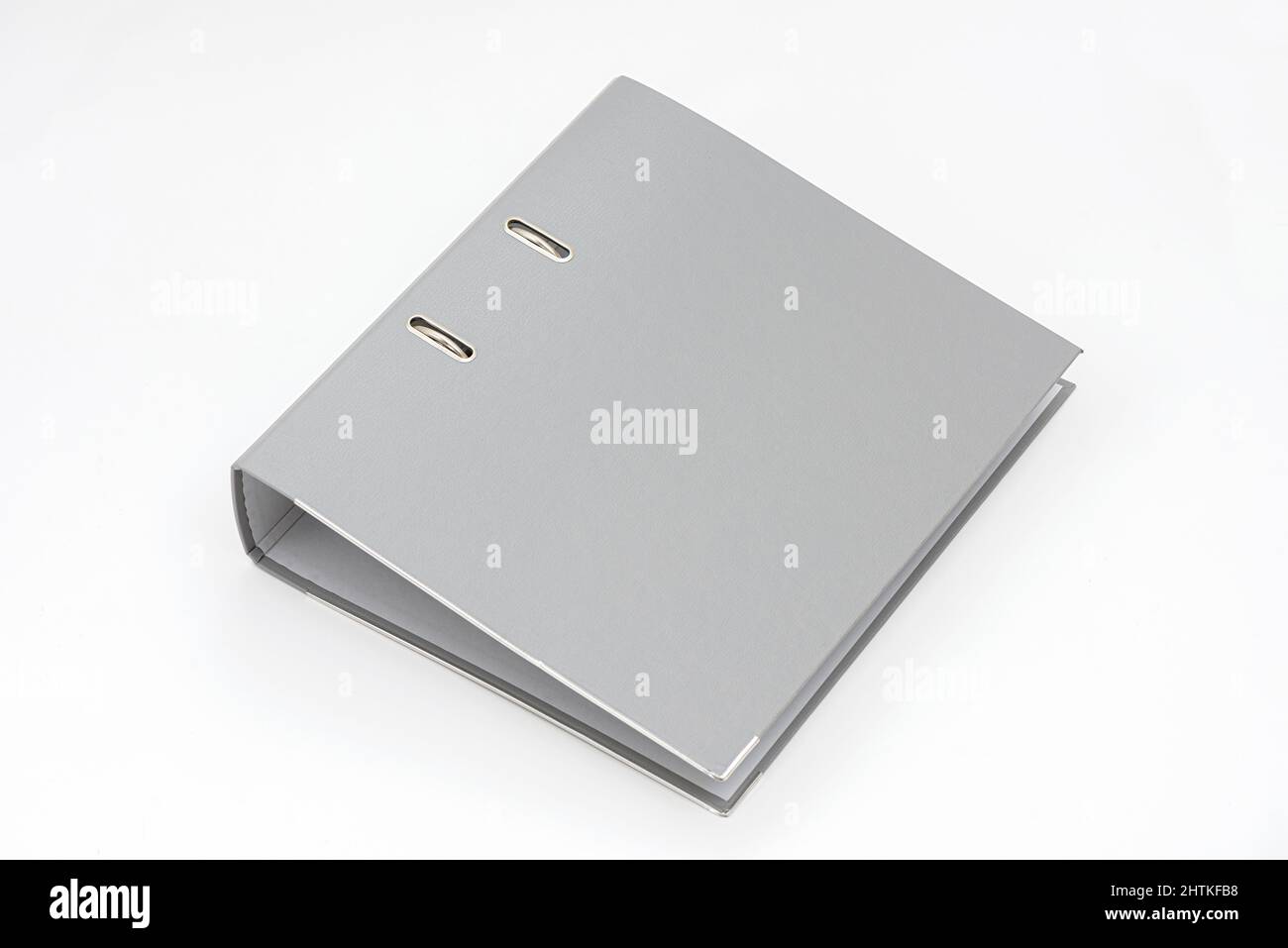 Gray Binder File Folder on the white background Stock Photo - Alamy