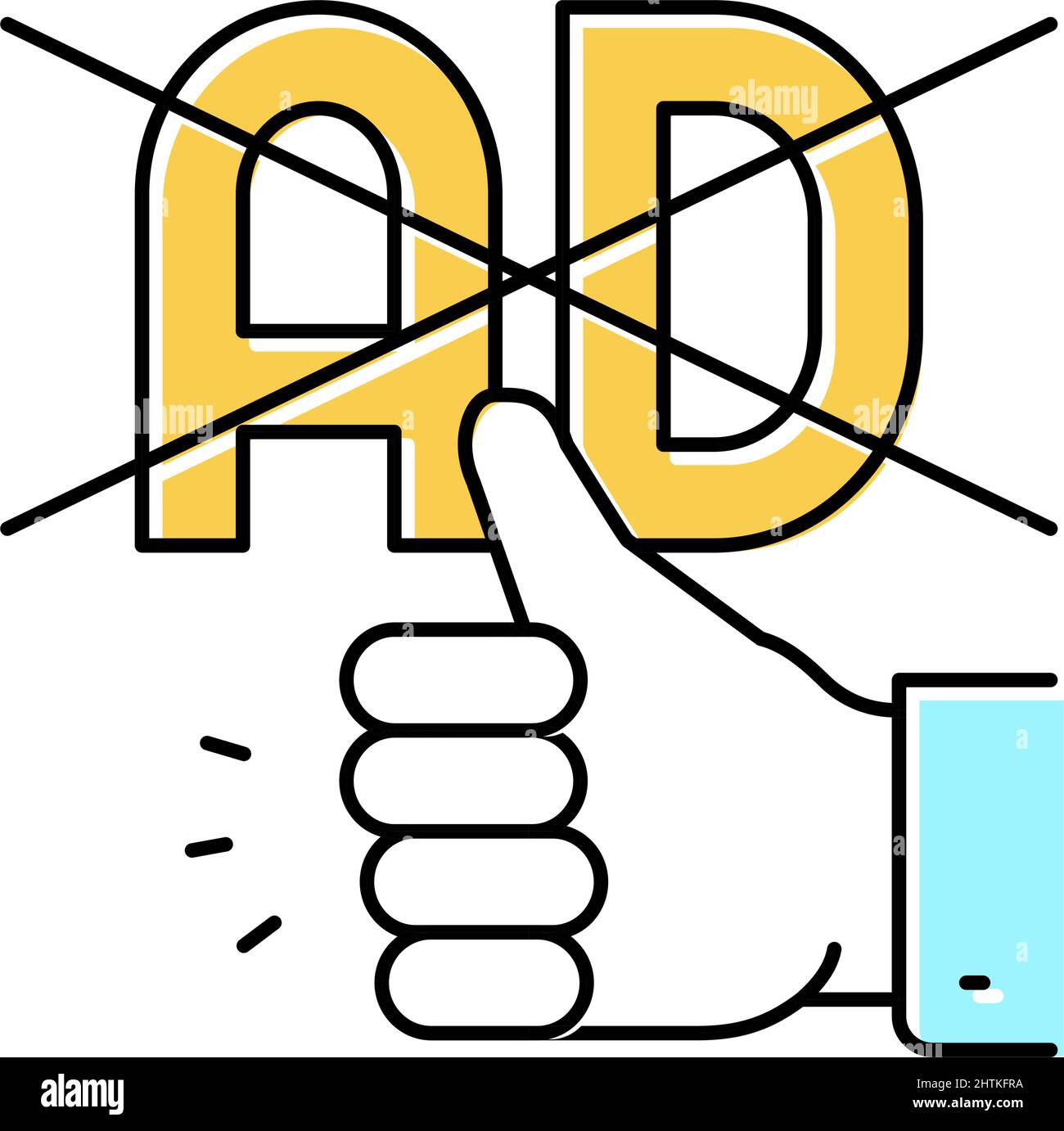 Blocked vision Stock Vector Images - Alamy